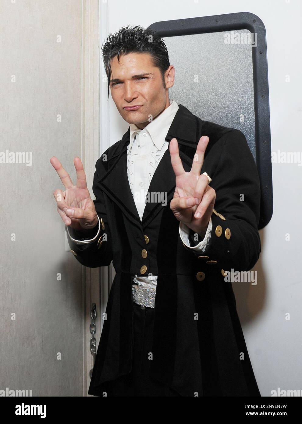 Corey Feldman poses for a picture at the 2012 Street Food Cinema ...