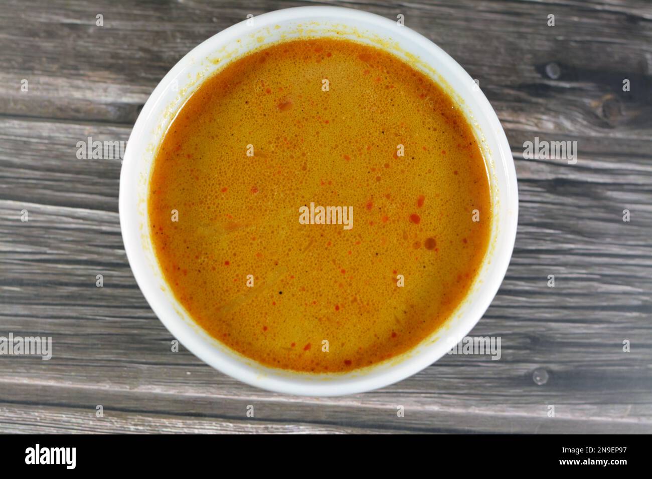 Hot Soup Meal Of Various Fresh Seafood Marine Crabs Shrimps Clams