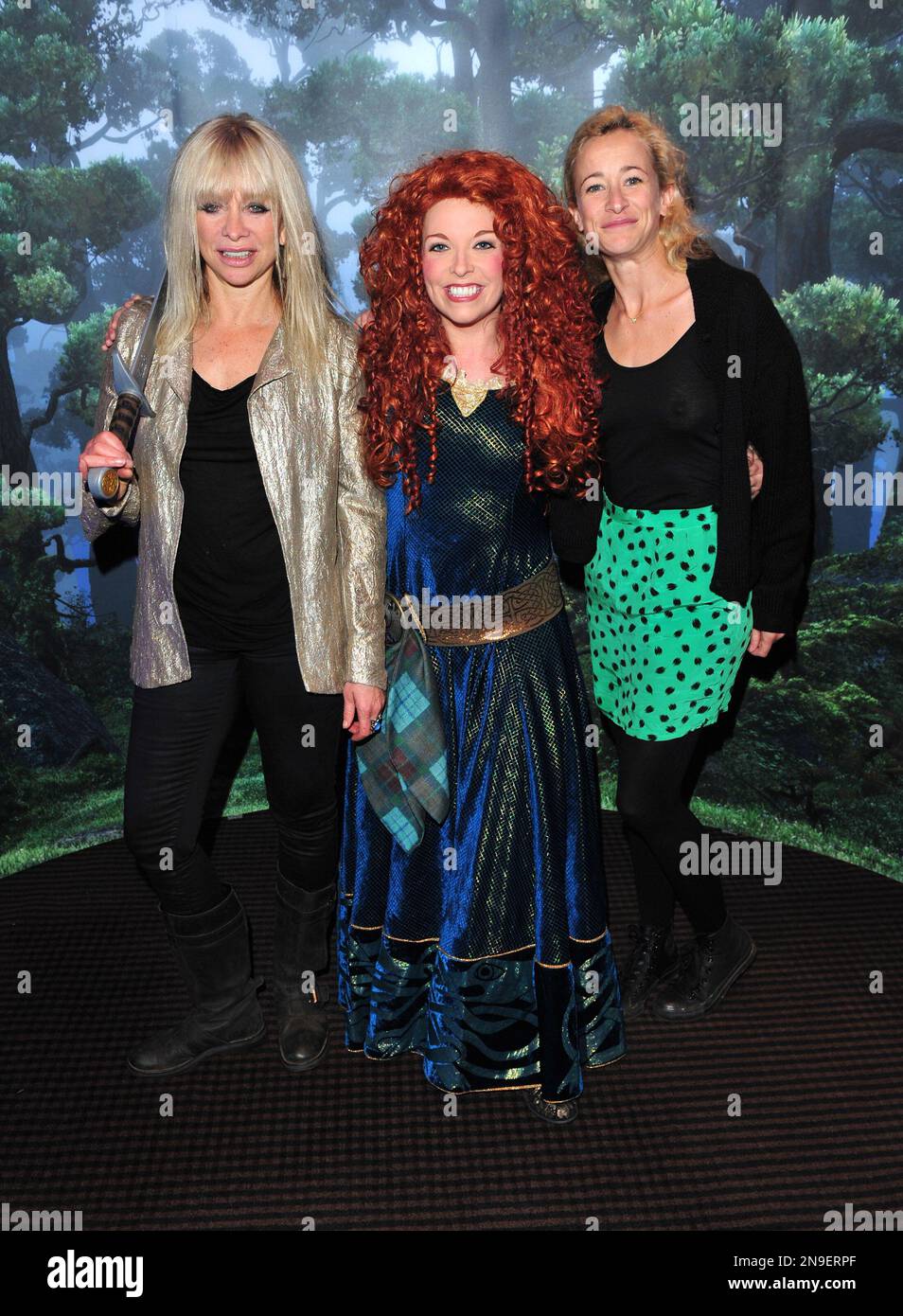 Jo Wood, Meridah, Leah Wood arrives at Celebrity Screening of Disney ...