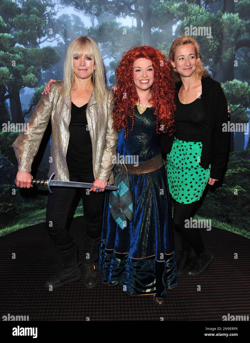 Jo Wood, Meridah, Leah Wood arrives at Celebrity Screening of Disney ...