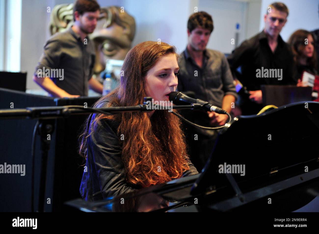 Birdy arrives at Celebrity Screening of Disney-Pixar's Brave at BAFTA ...