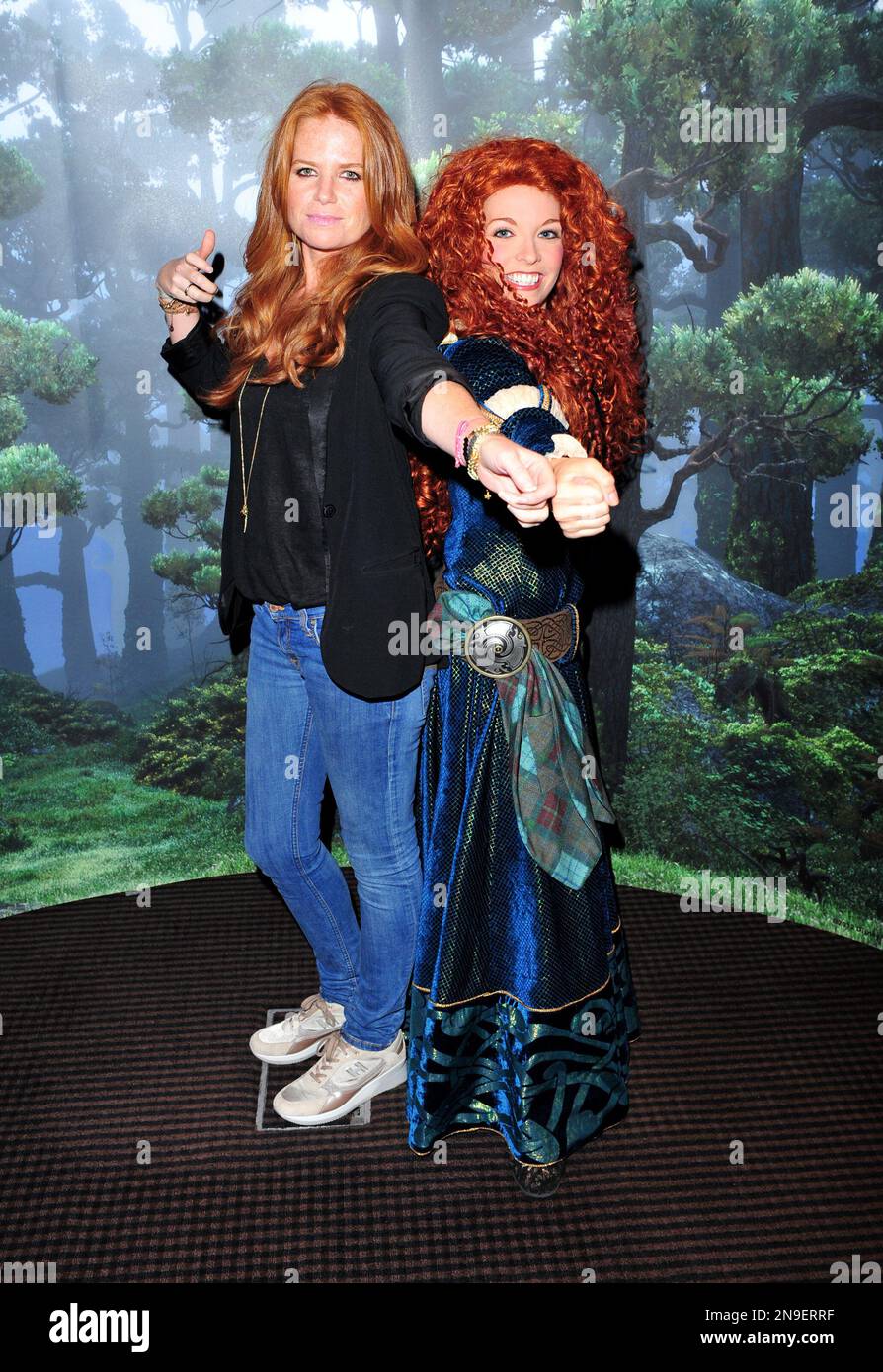 Patsy Palmer and Meridah poses at Celebrity Screening of Disney-Pixar's ...