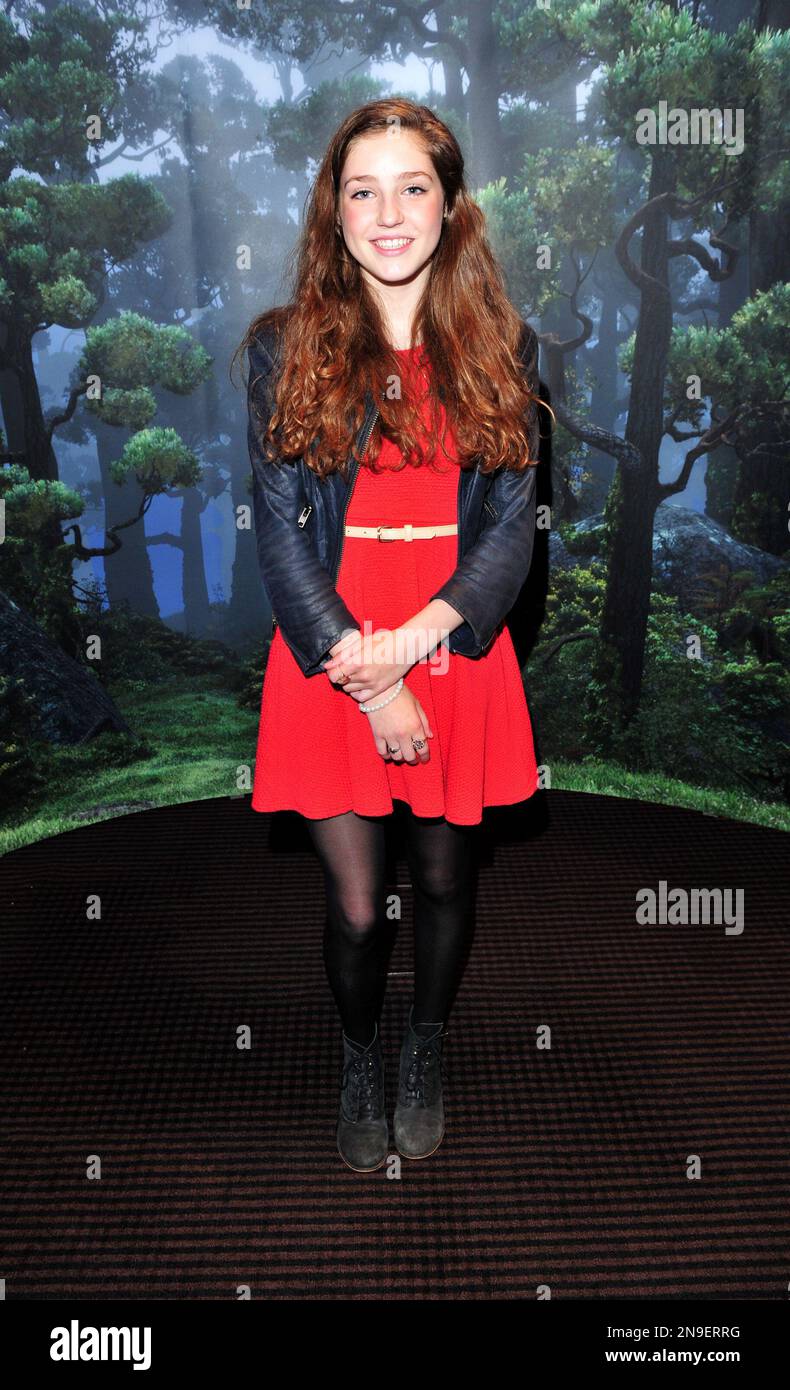 Birdy arrives at Celebrity Screening of Disney-Pixar's Brave at BAFTA ...
