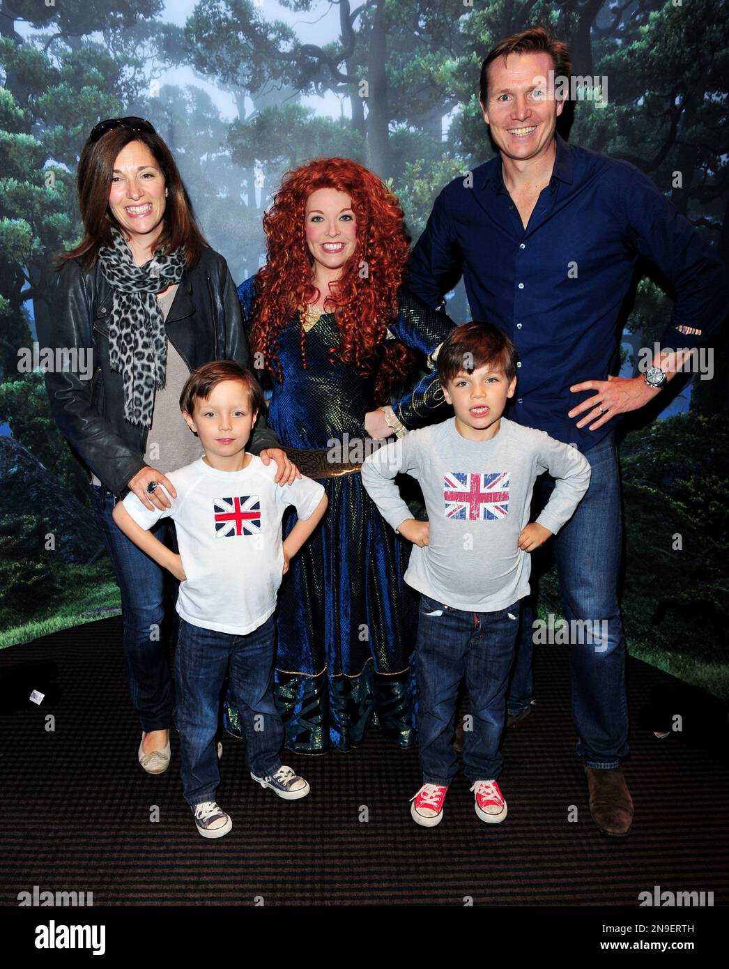 Julia Black, Roger Black, Max Black and George Black arrives at ...