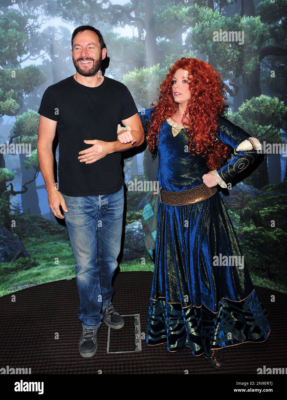 Jason Isaacs and Meridah arrives at Celebrity Screening of Disney-Pixar ...