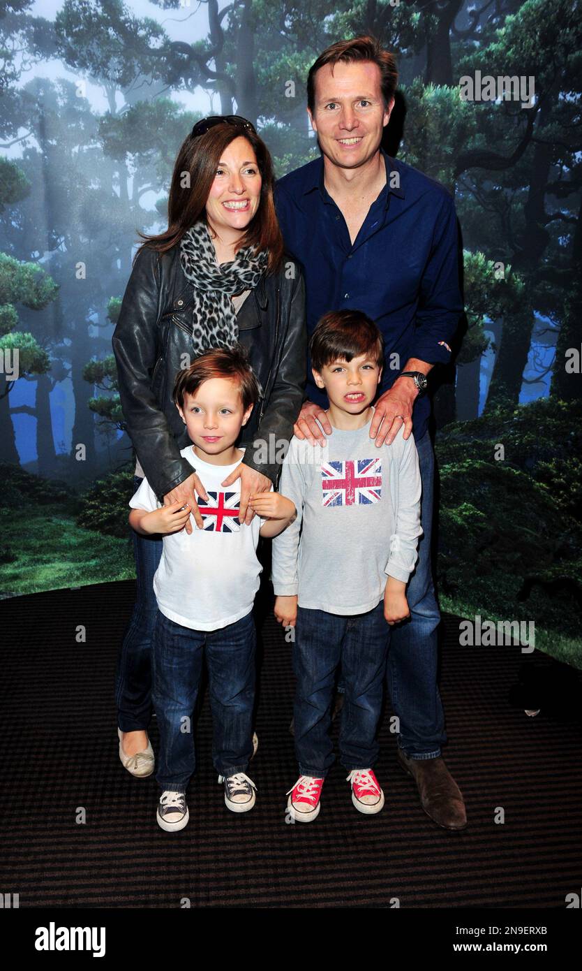 Julia Black, Roger Black, Max Black and George Black arrives at ...