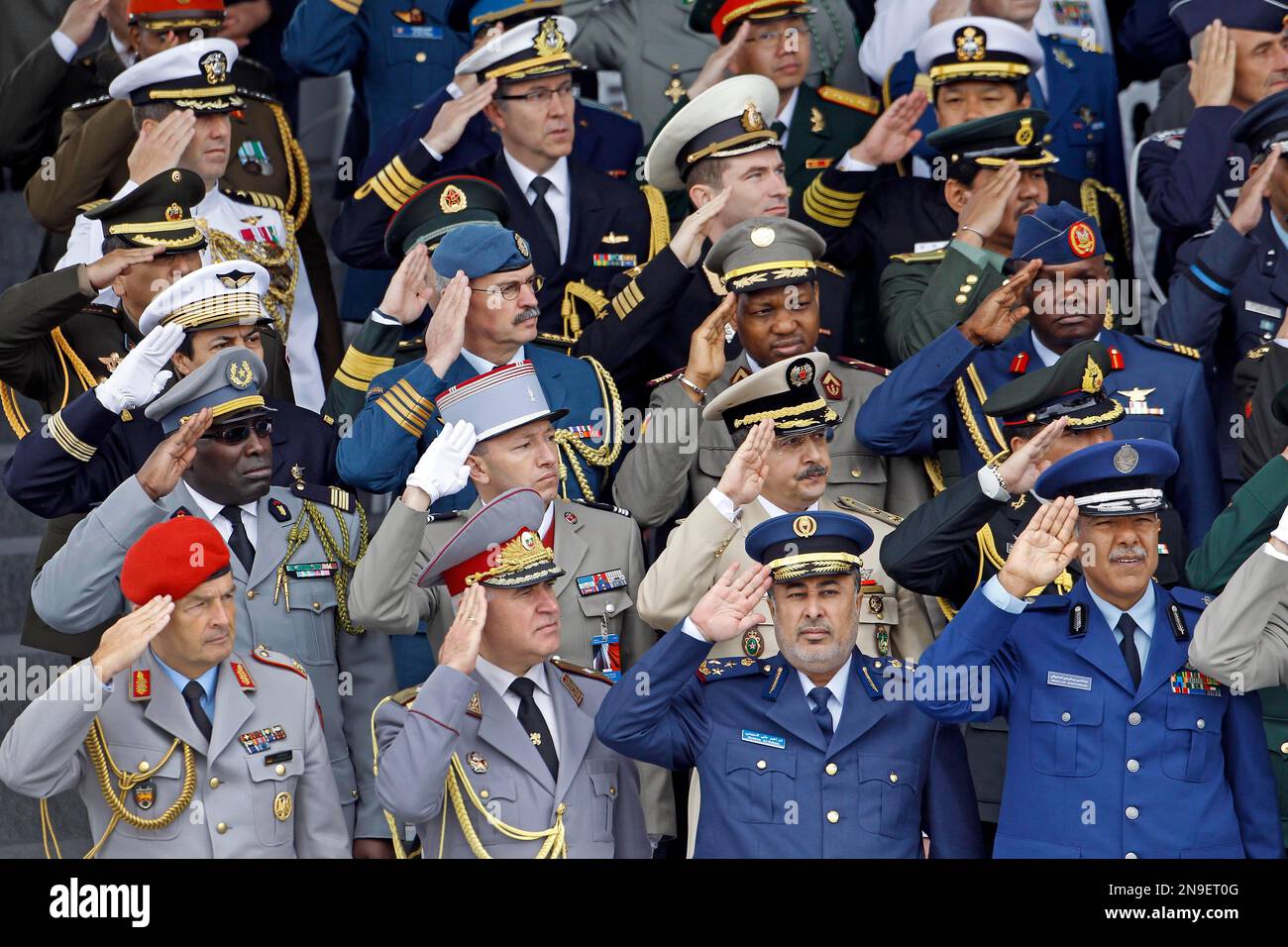 High ranking officers from various country attend the traditional ...