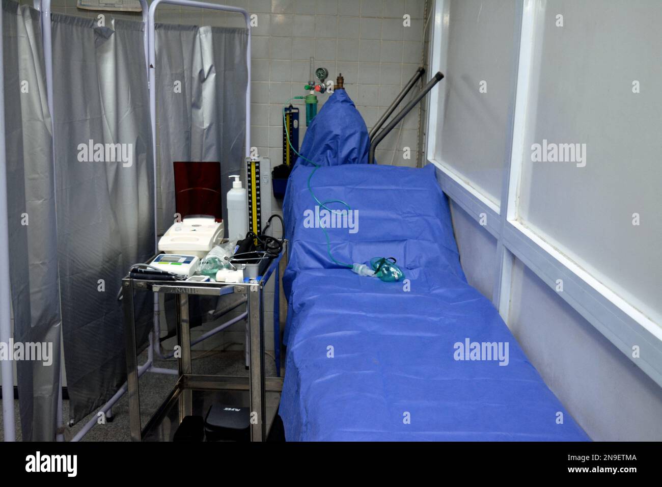 Cairo, Egypt, February 11 2023: A medical center, clinic, a place for ...