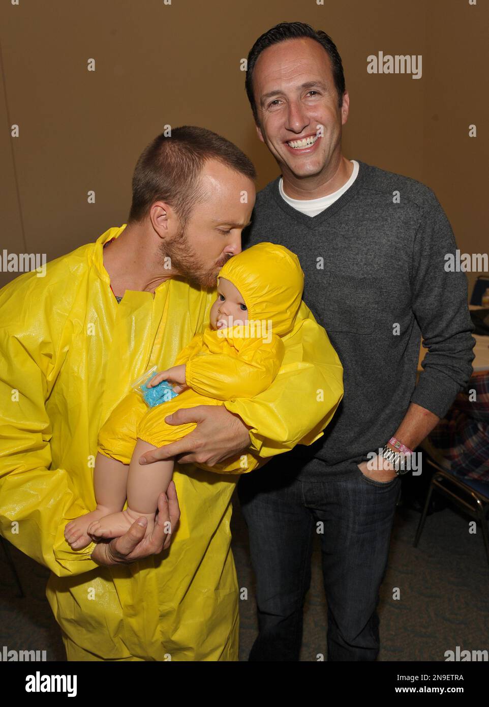 Aaron Paul and AMC president Charlie Collier at AMC's "Breaking Bad ...