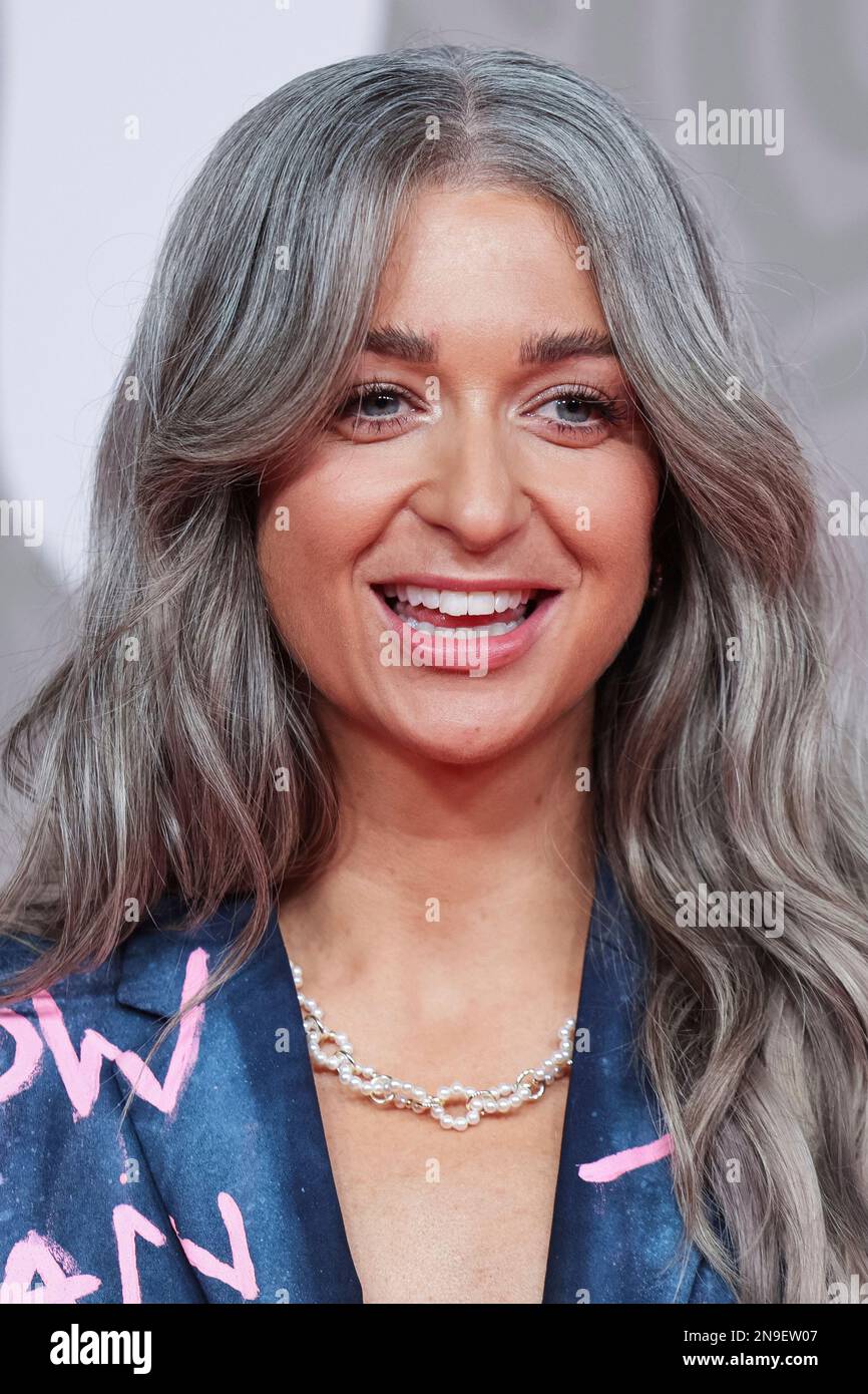 Harriet Rose poses for photographers upon arrival at the Brit Awards ...