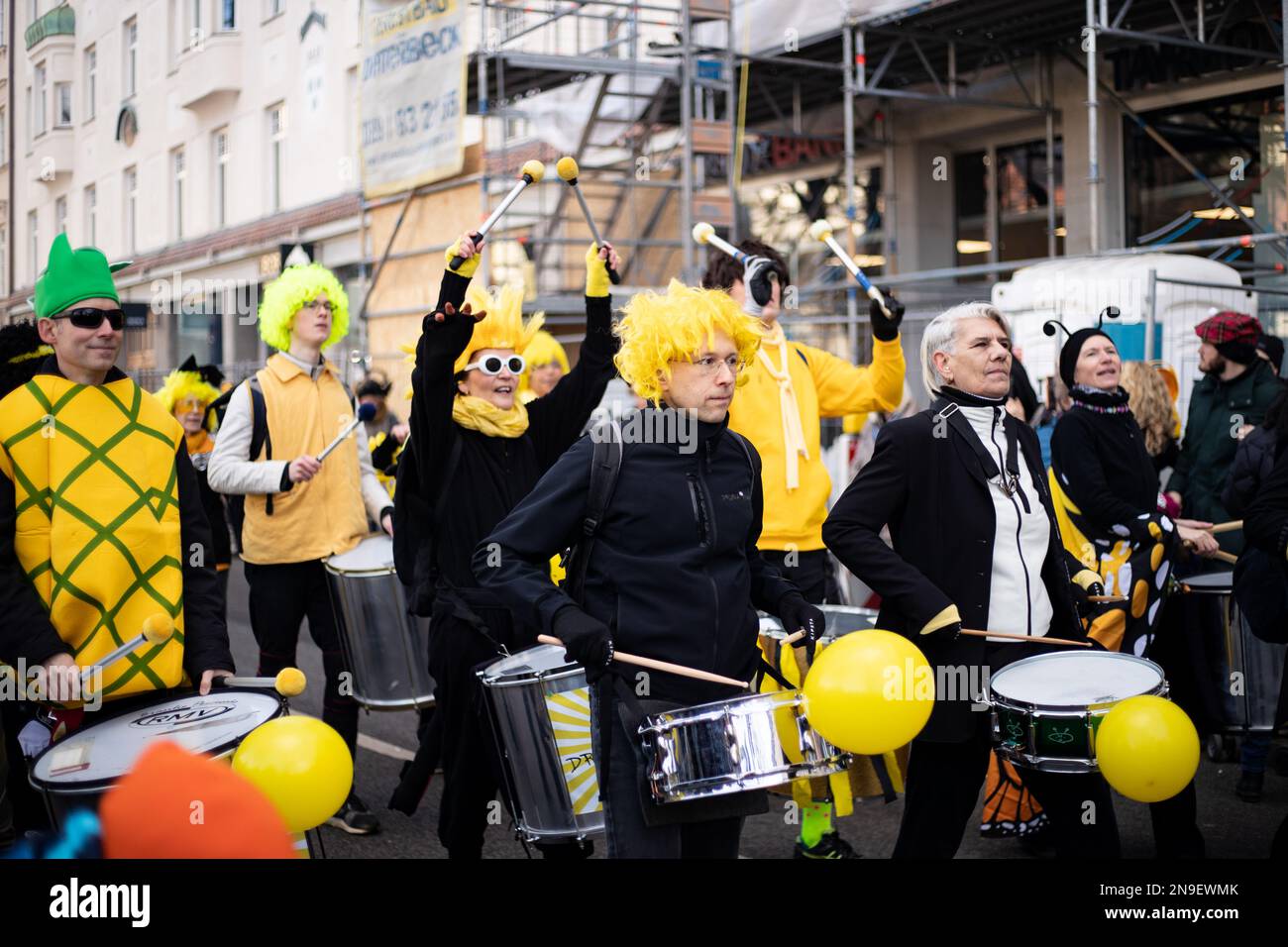 On February 12, 2023 several carnival groups made a parade through ...