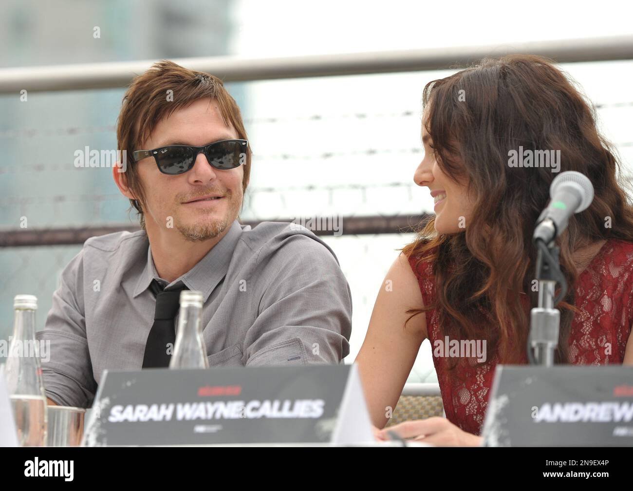 COMMERCIAL IMAGE - Norman Reedus and Sarah Wayne Callies at AMC's "The ...