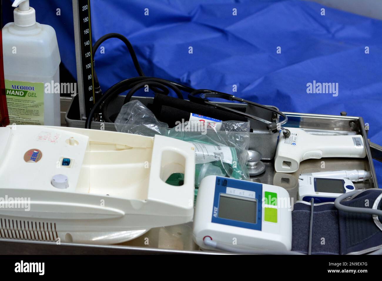 Cairo, Egypt, February 11 2023: A medical center, clinic, a place for ...