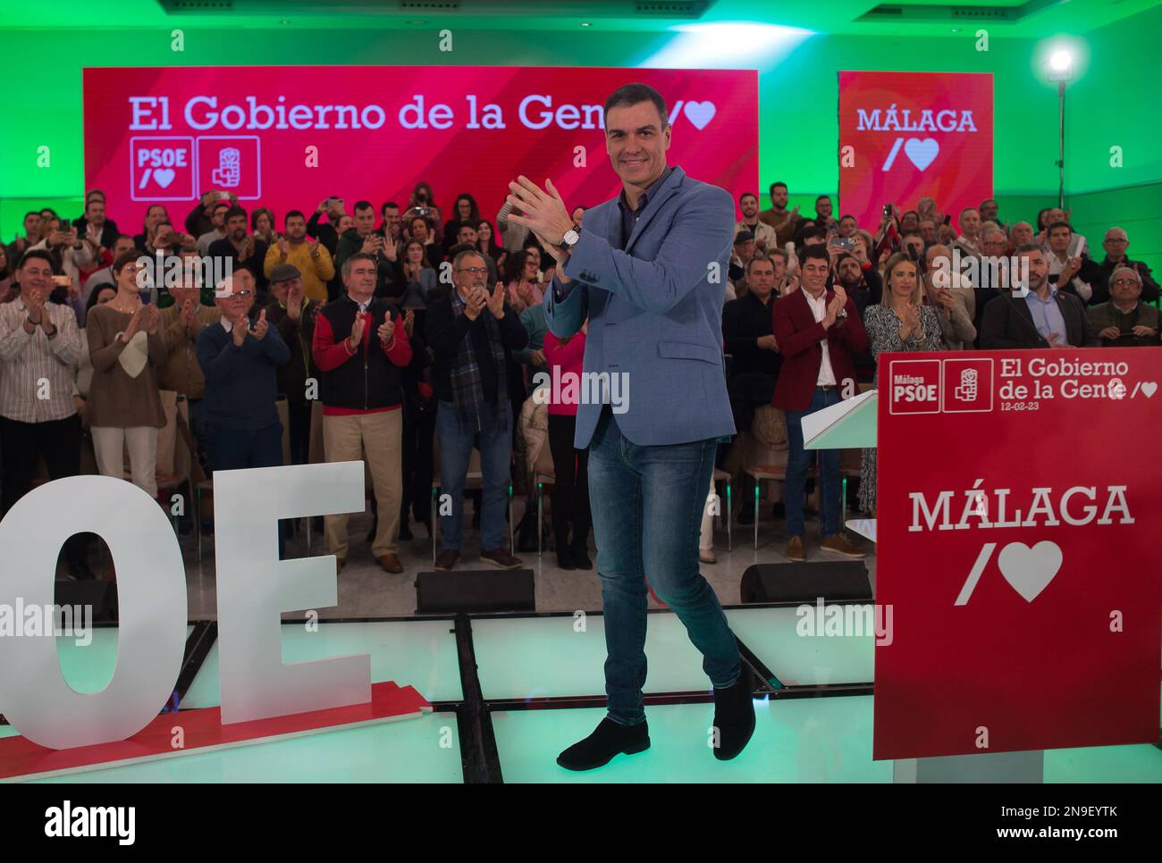 The President of the Spanish government Pedro Sanchez and leader of the ...