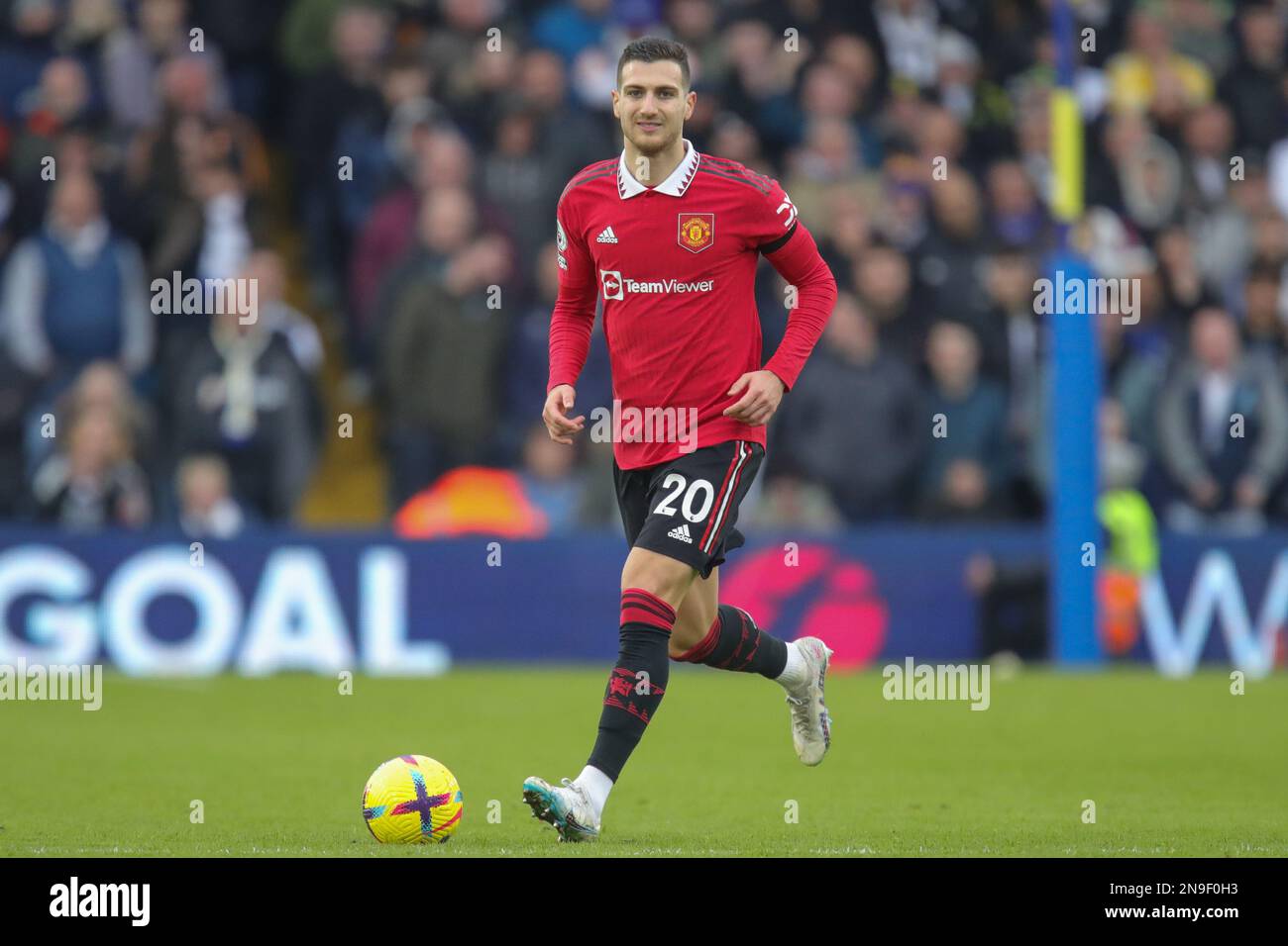 Diogo Dalot #20 of Manchester United in action during the Premier ...