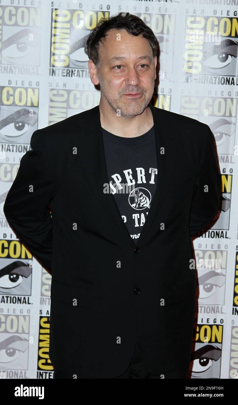 Director Sam Raimi, from the film "Oz: The Great and Powerful", arrives ...