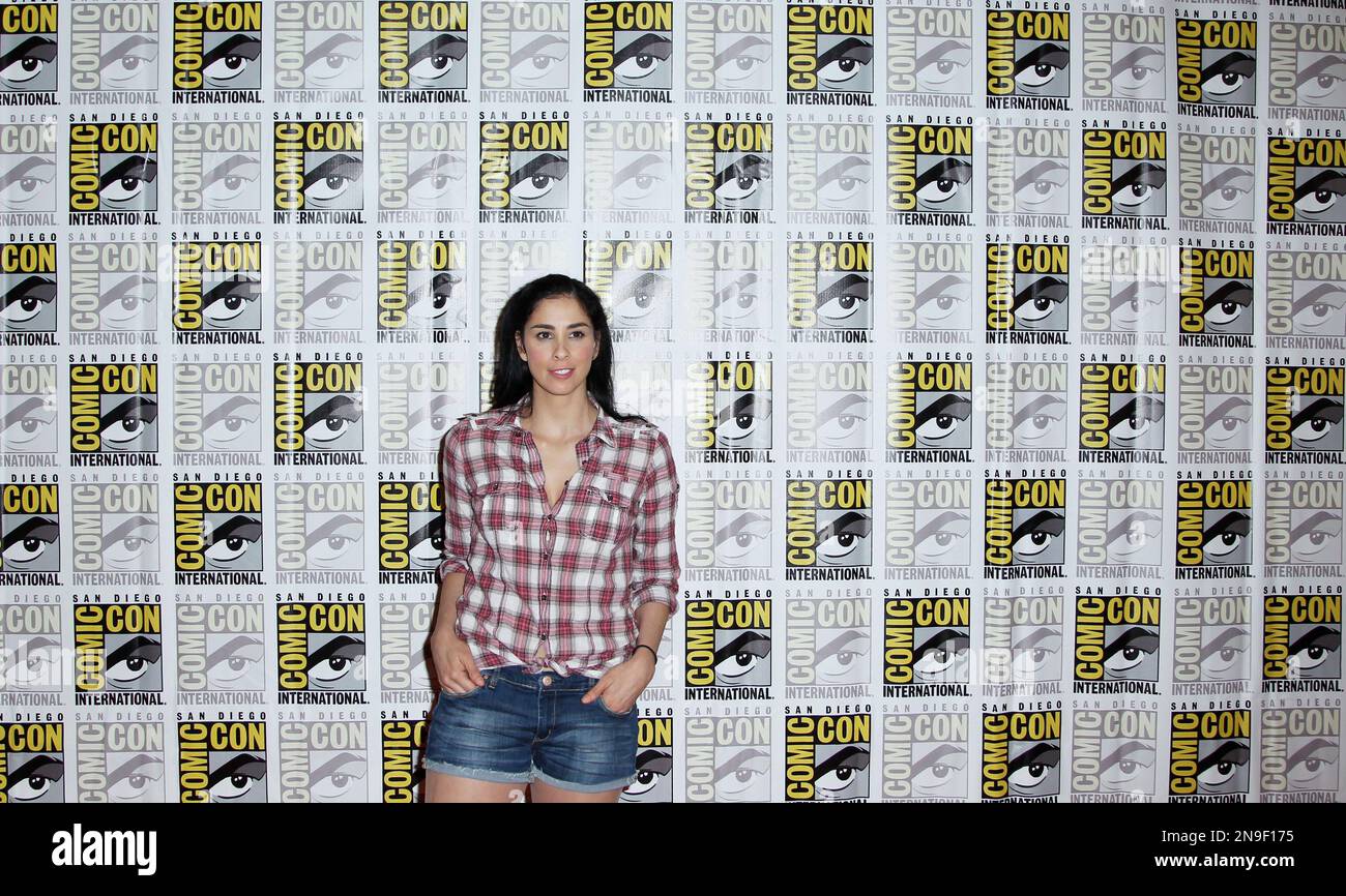Actress Sarah Silverman, from the film "Wreck-It Ralph", arrives at the ...
