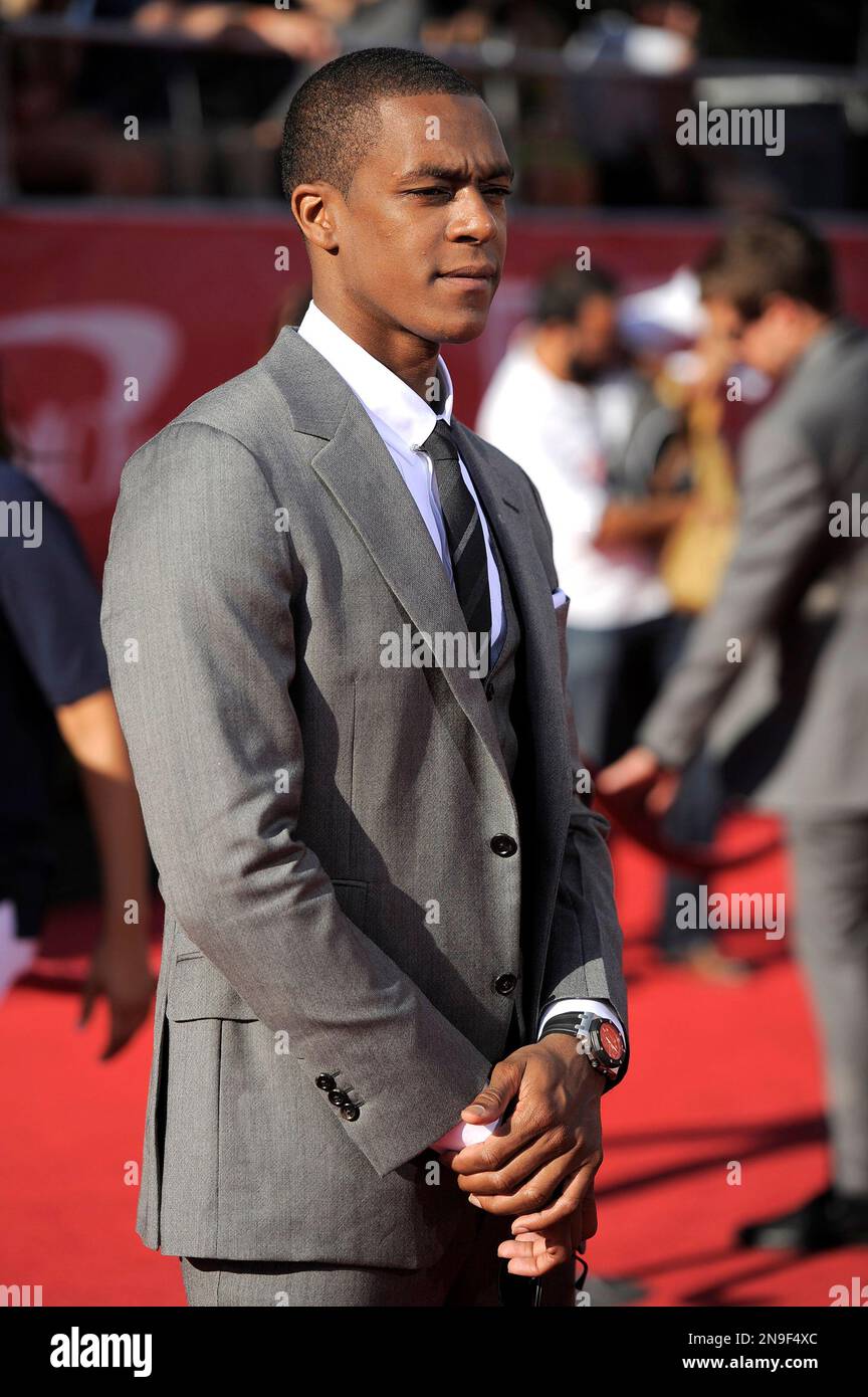Boston Celtics' Rajon Rondo arrives at the ESPY Awards on Wednesday ...