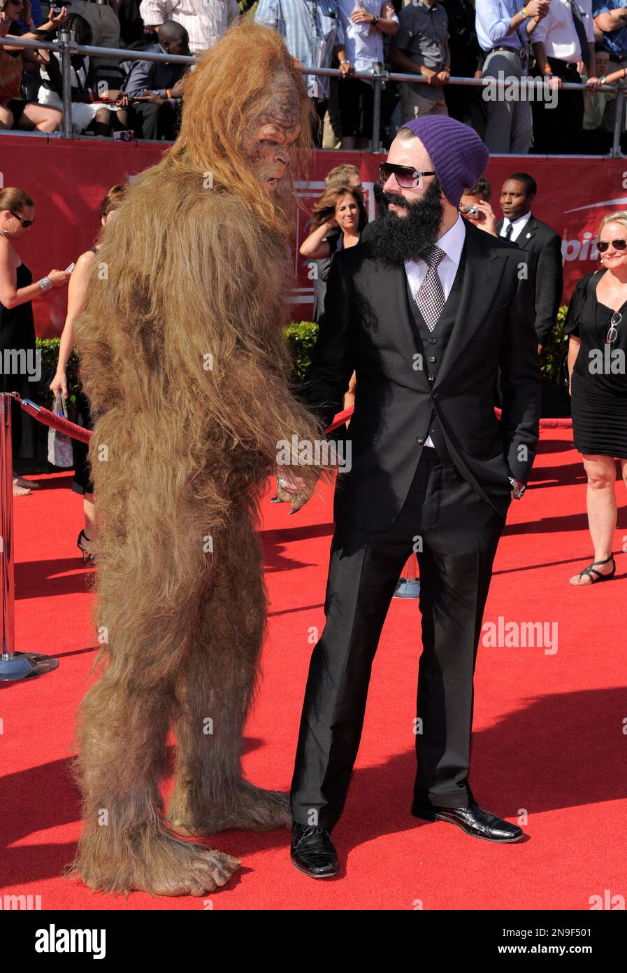 San Francisco Giants pitcher Brian Wilson arrives at the ESPY Awards on ...