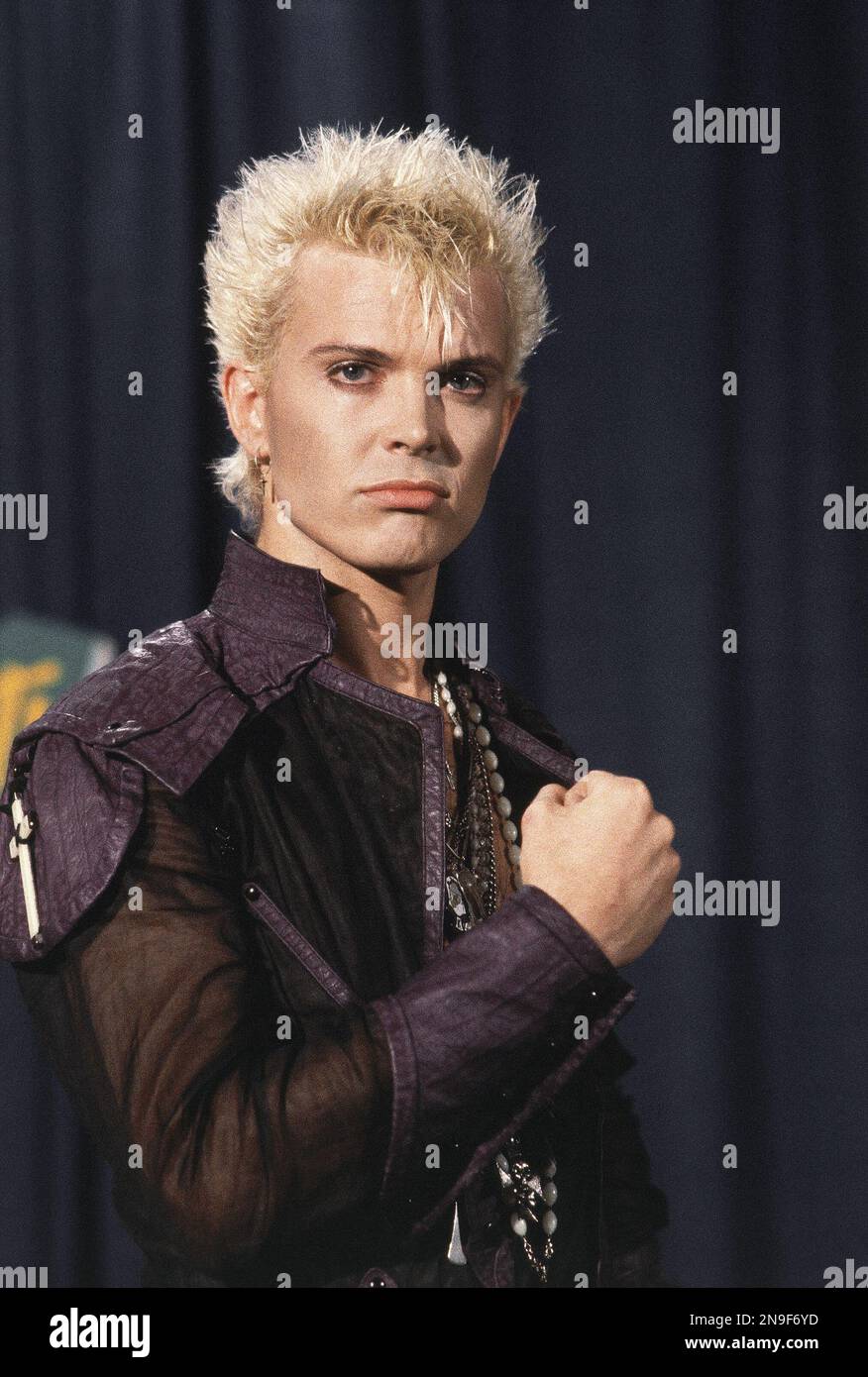 Singer Billy Idol at the MTV awards at Radio City Music Hall, New York ...