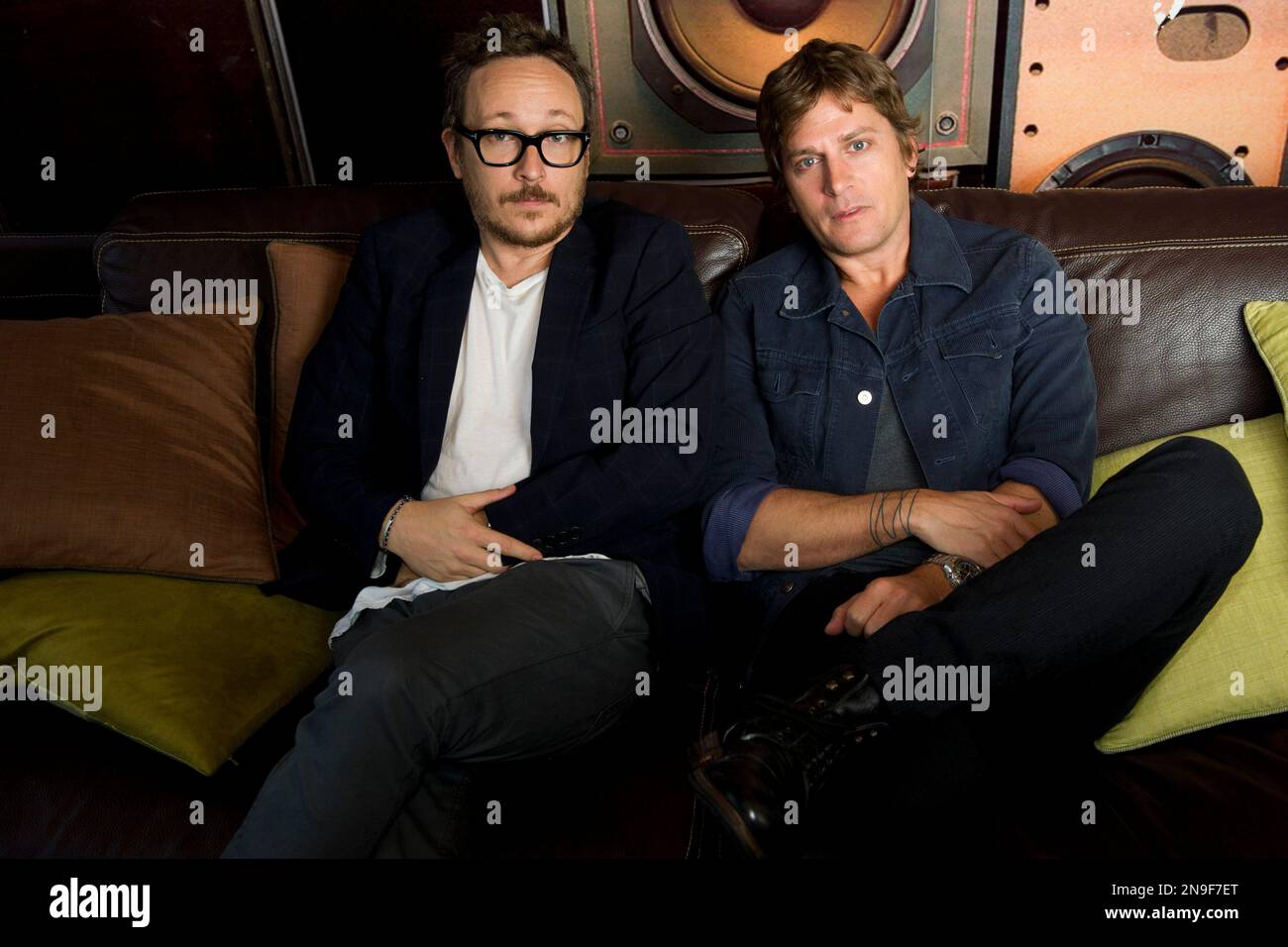 Paul Doucette, left, and Rob Thomas of Matchbox Twenty pose for a ... Paul Doucette, left, and Rob Thomas of Matchbox Twenty pose for a ...