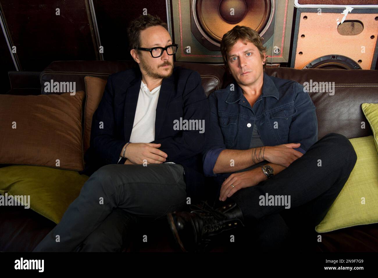 Paul Doucette, left, and Rob Thomas of Matchbox Twenty pose for a ... Paul Doucette, left, and Rob Thomas of Matchbox Twenty pose for a ...