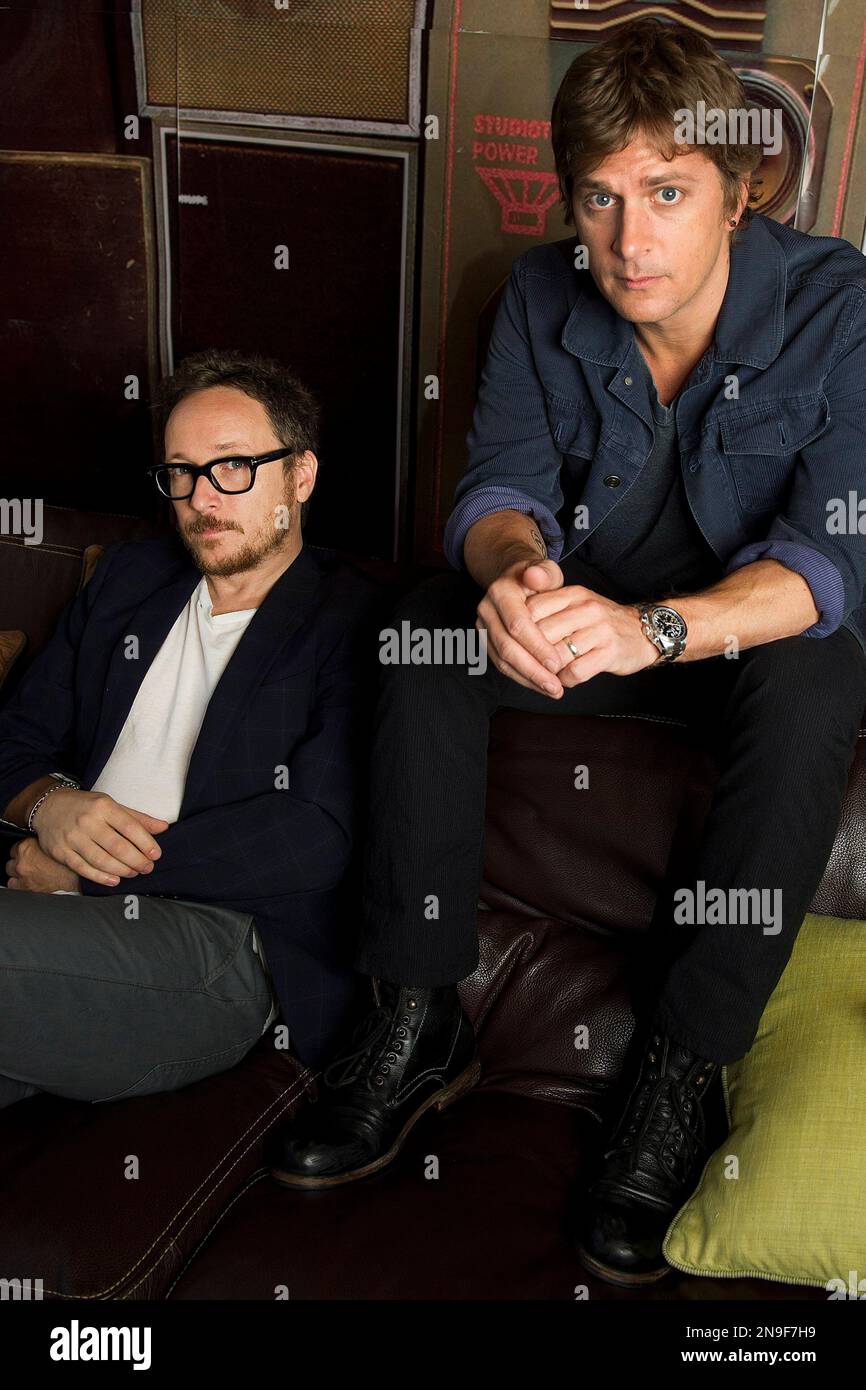Paul Doucette, left, and Rob Thomas of Matchbox Twenty pose for a ... Paul Doucette, left, and Rob Thomas of Matchbox Twenty pose for a ...