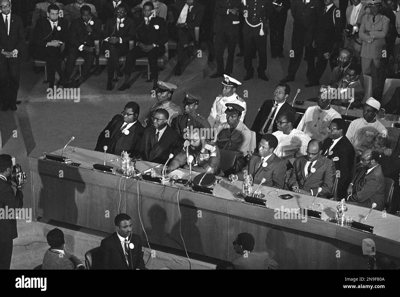 This is a general view Nigerian-Biafran peace talks are held at Africa ...