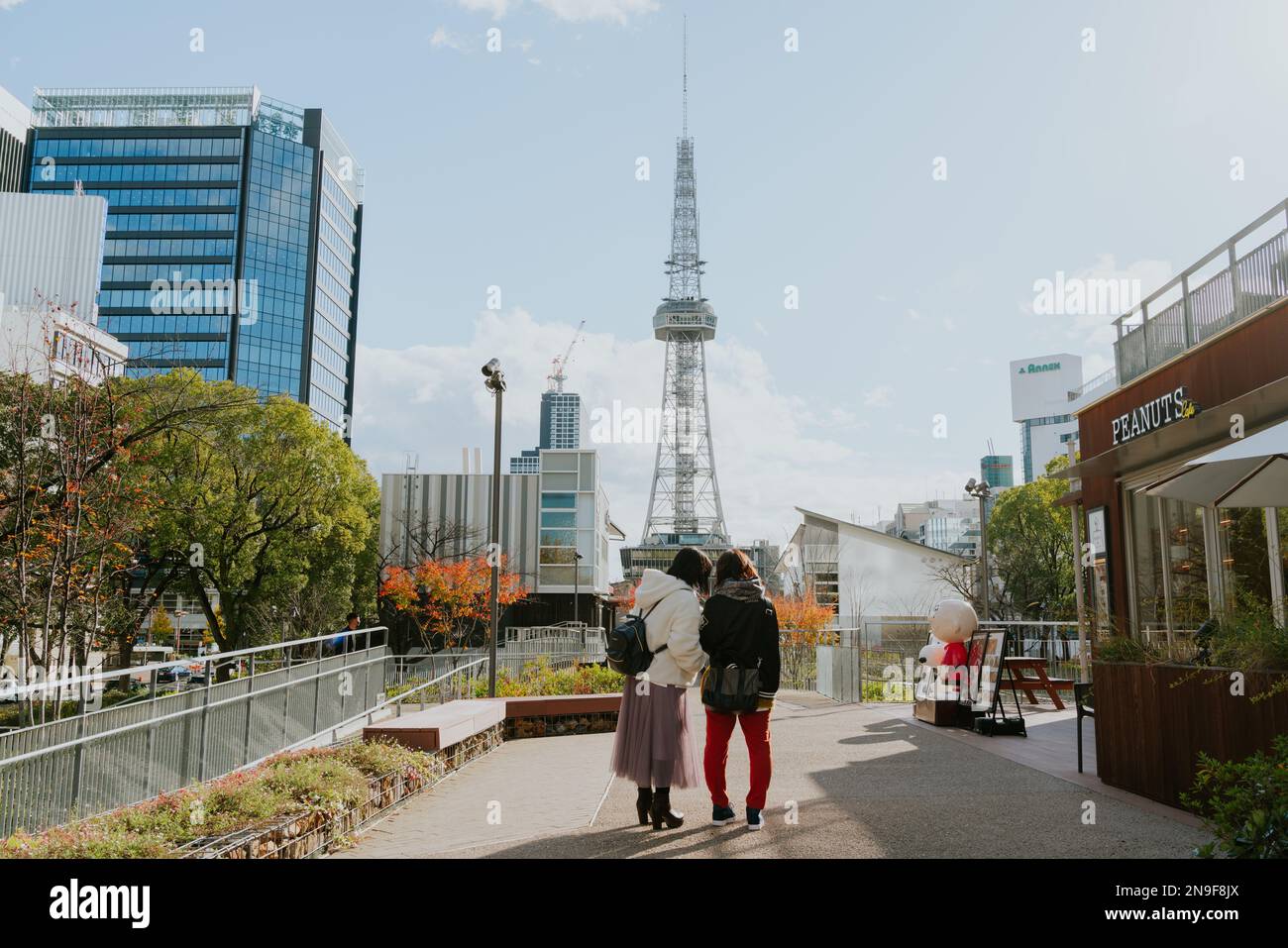 Nagoya, Japan - December 2, 2022 : Hisaya Odori Park and Chubu Electric ...