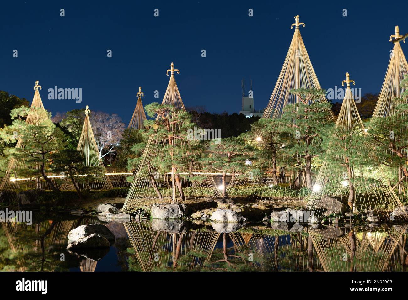 Nagoya, Japan - December 2, 2022 : Night of Shirotori Garden ...
