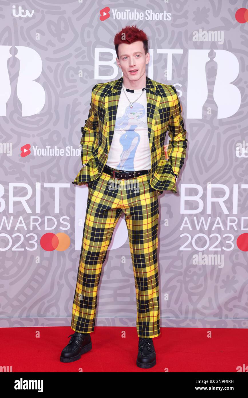 Jack Saunders poses for photographers upon arrival at the Brit Awards ...