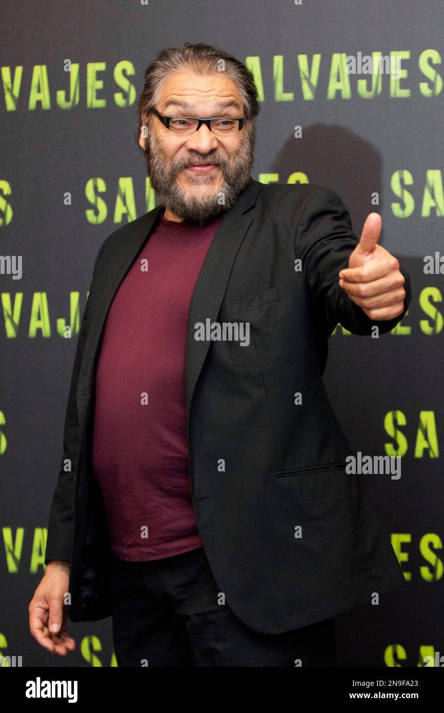 Mexican actor Joaquin Cosio poses for photos during a photo call to ...
