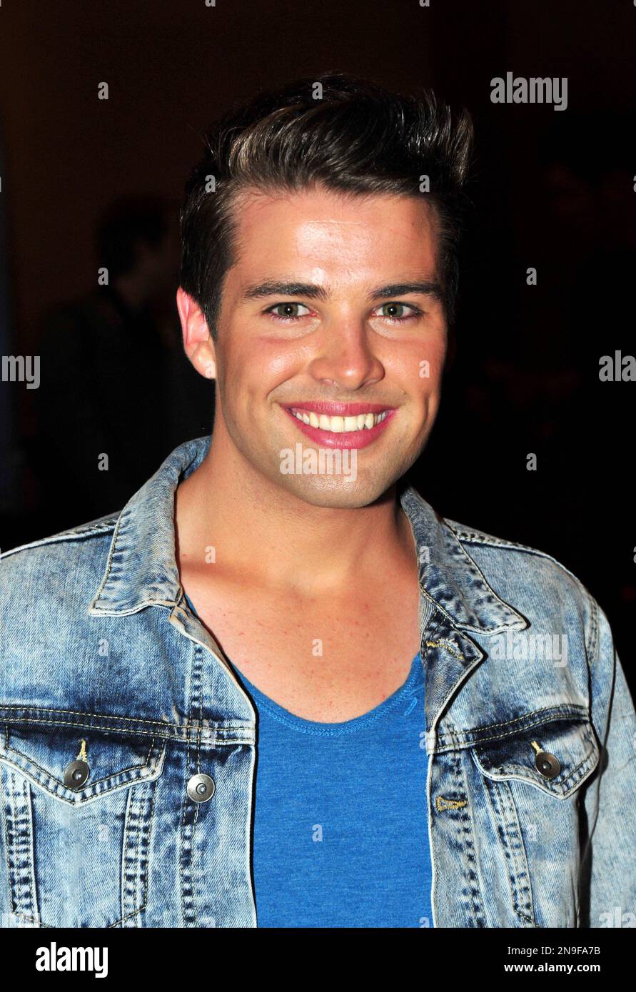 Joe McElderry arrives at the Magic Mike Premiere at the Mayfair Hotel ...