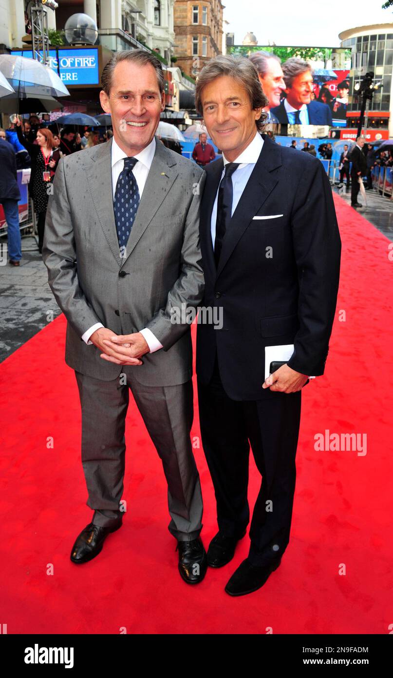 Ben CrosS and Nigel Havers arrives at the Chariots of Fire Great British Premiere at Empire ...