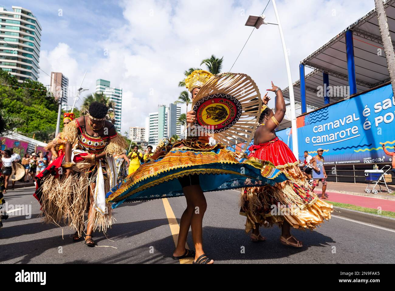 Salvador, Bahia, Brazil - February 11, 2023: Traditional African ...