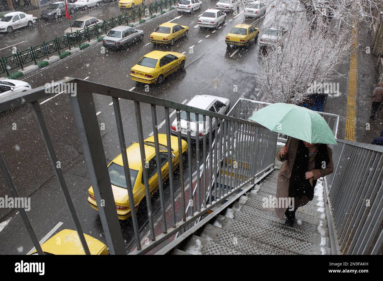 Tehran, Tehran, Iran. 12th Feb, 2023. An Iranian woman walks during ...