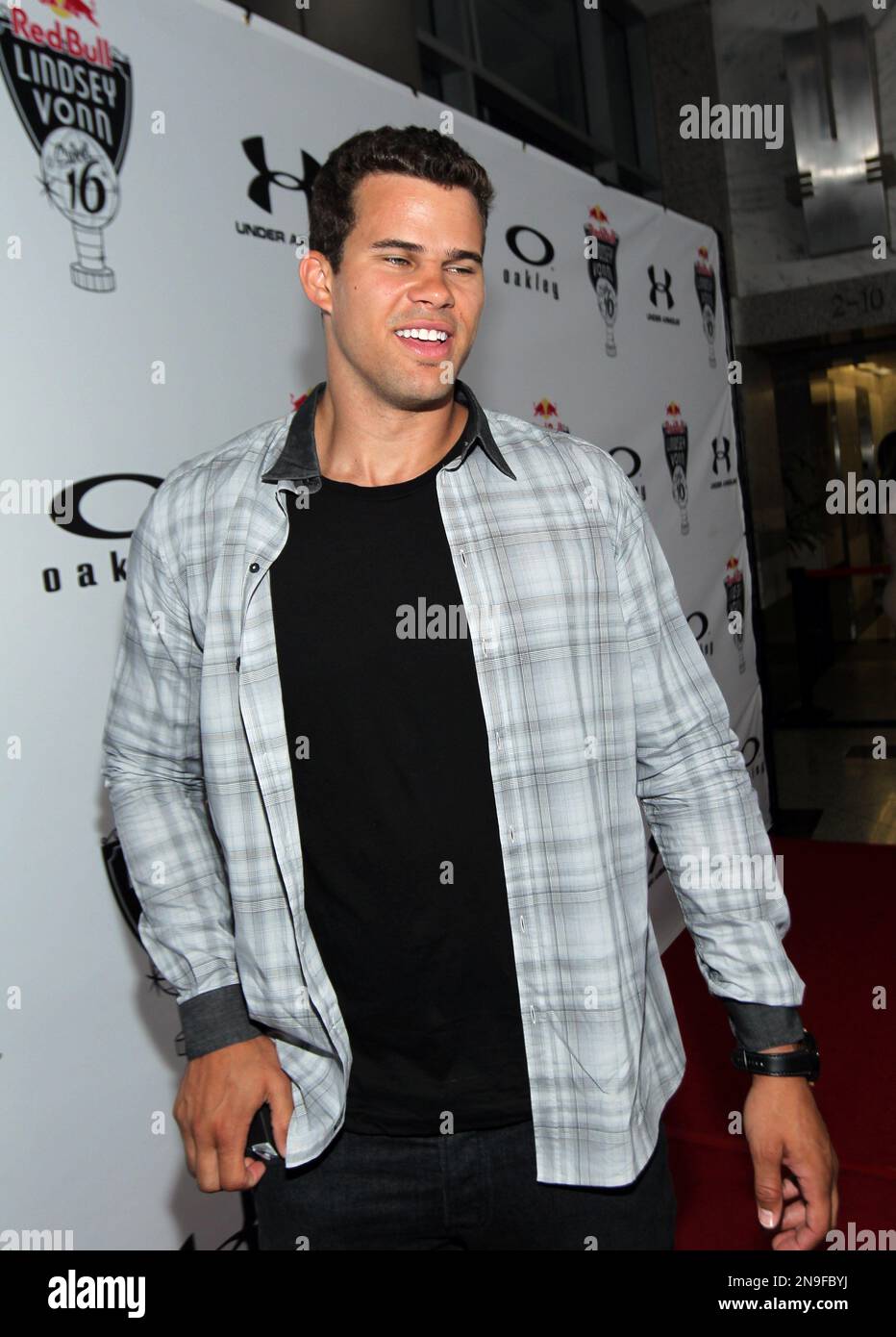 NBA basketball player Kris Humphries arrives at the Red Bull Sweet 16 ...
