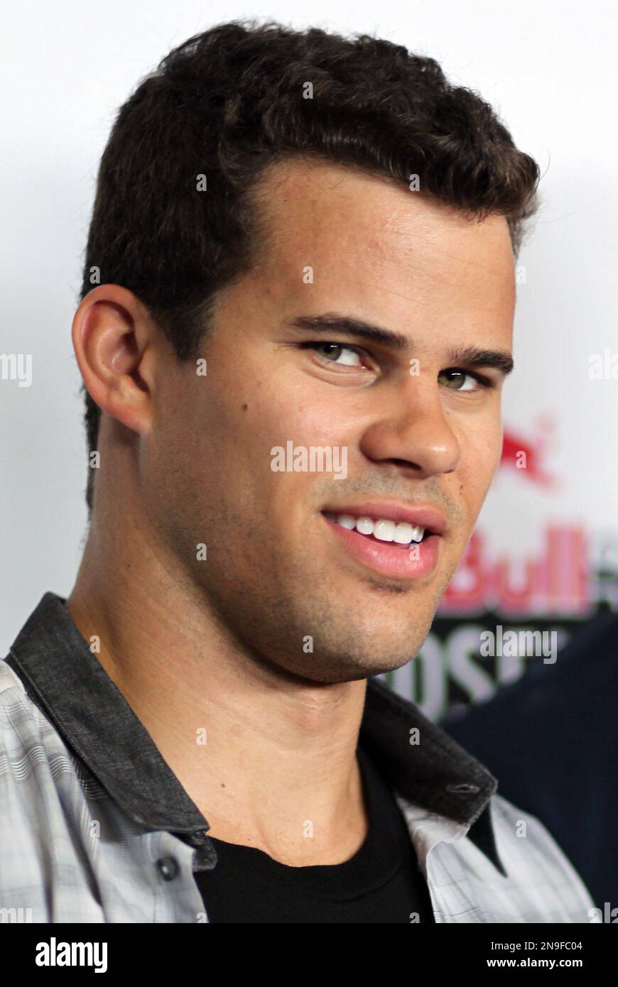 NBA basketball player Kris Humphries arrives at the Red Bull Sweet 16 ...