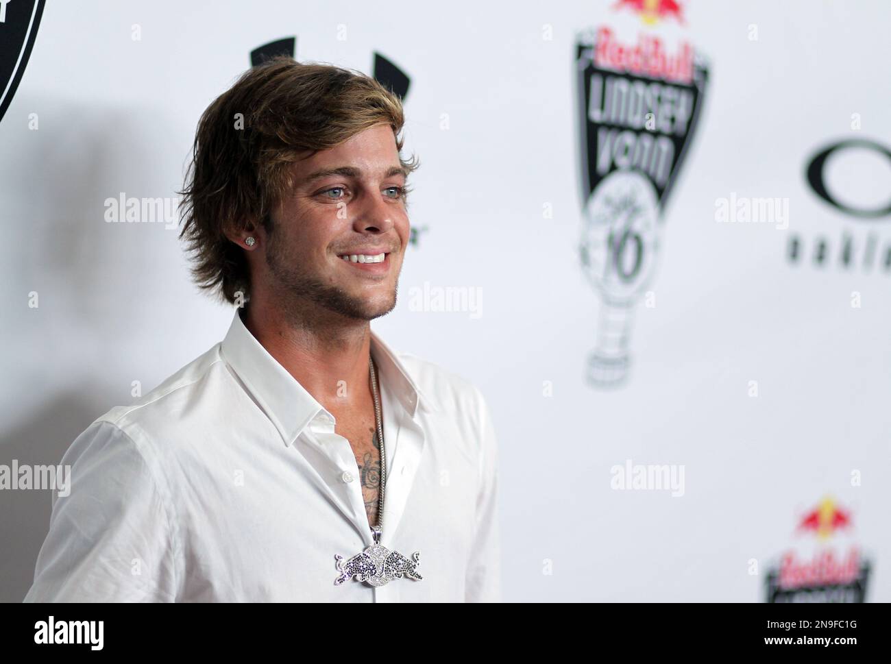 Skateboarder Ryan Sheckler arrives at the Red Bull Sweet 16 Celebration ...