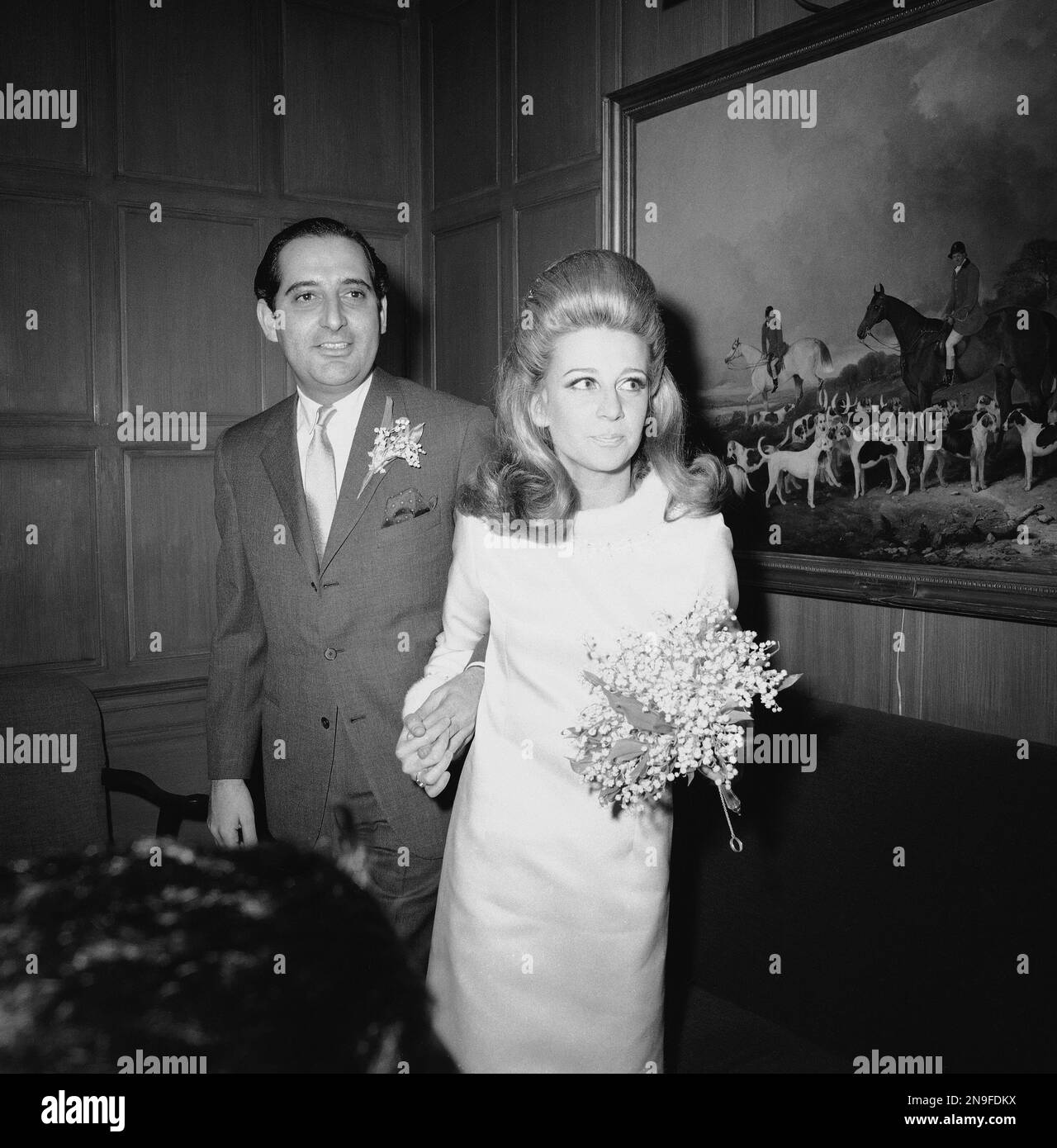 Anne Ford, daughter of Henry Ford II, poses with her husband, Giancarlo ...