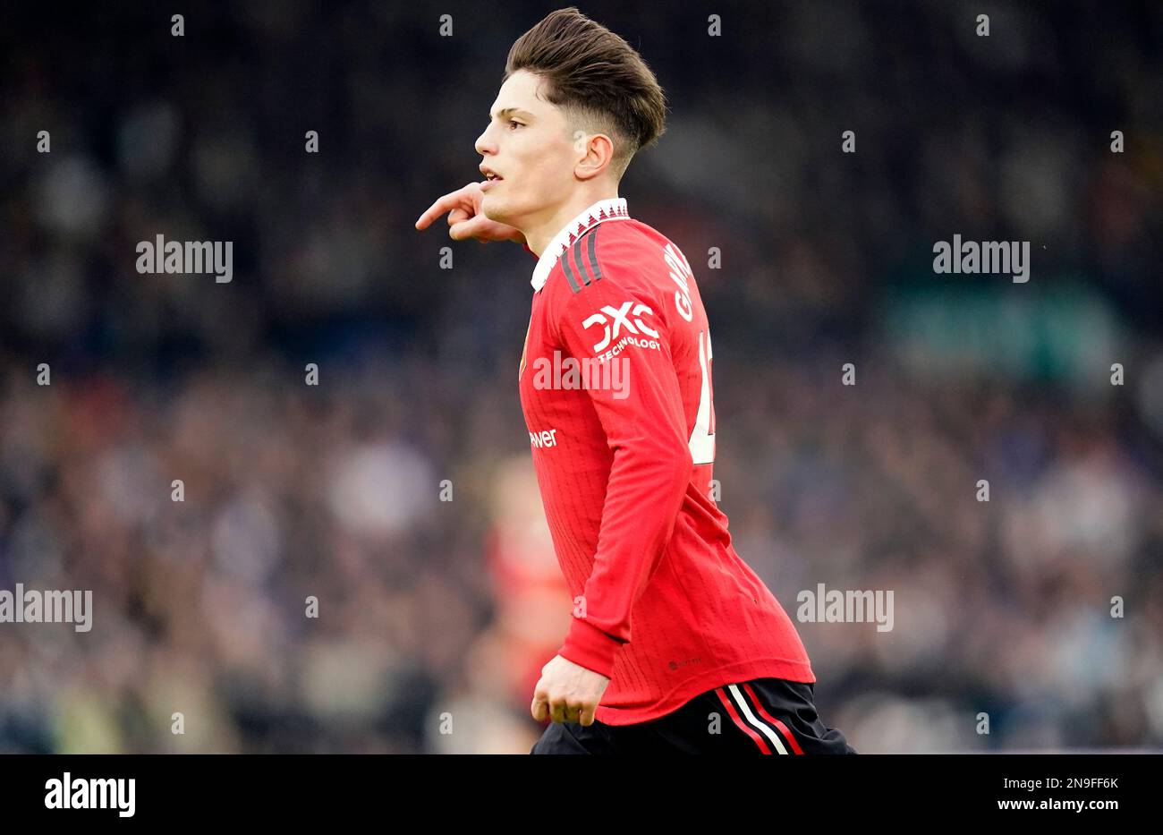 Manchester United's Alejandro Garnacho celebrates scoring their side's ...