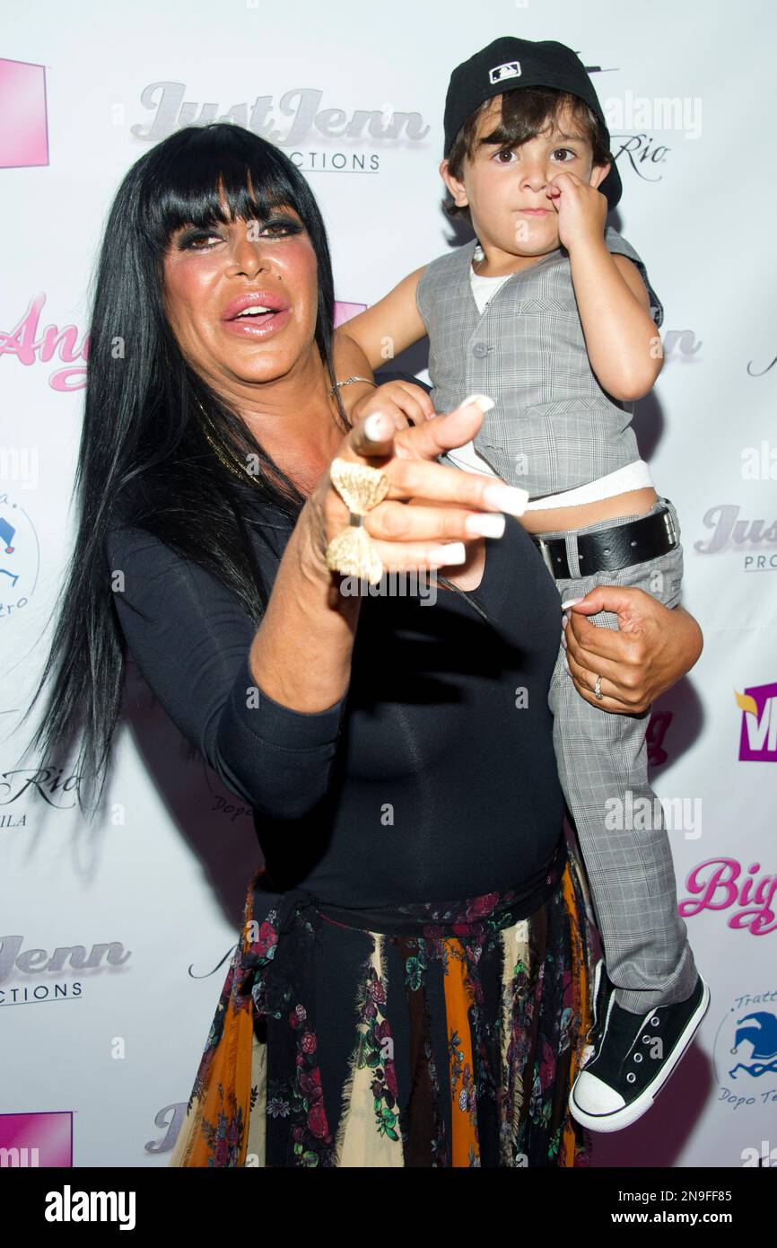 Angela Raiola, better know as Big Ang, and her grandson arrive to the ...
