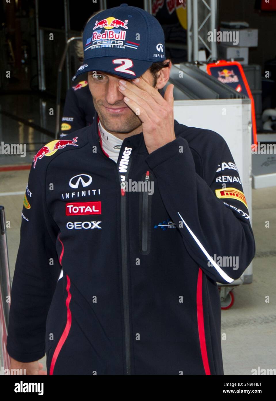 Australia's Mark Webber Red Bull Racing-Renault Formula 1 car driver ...