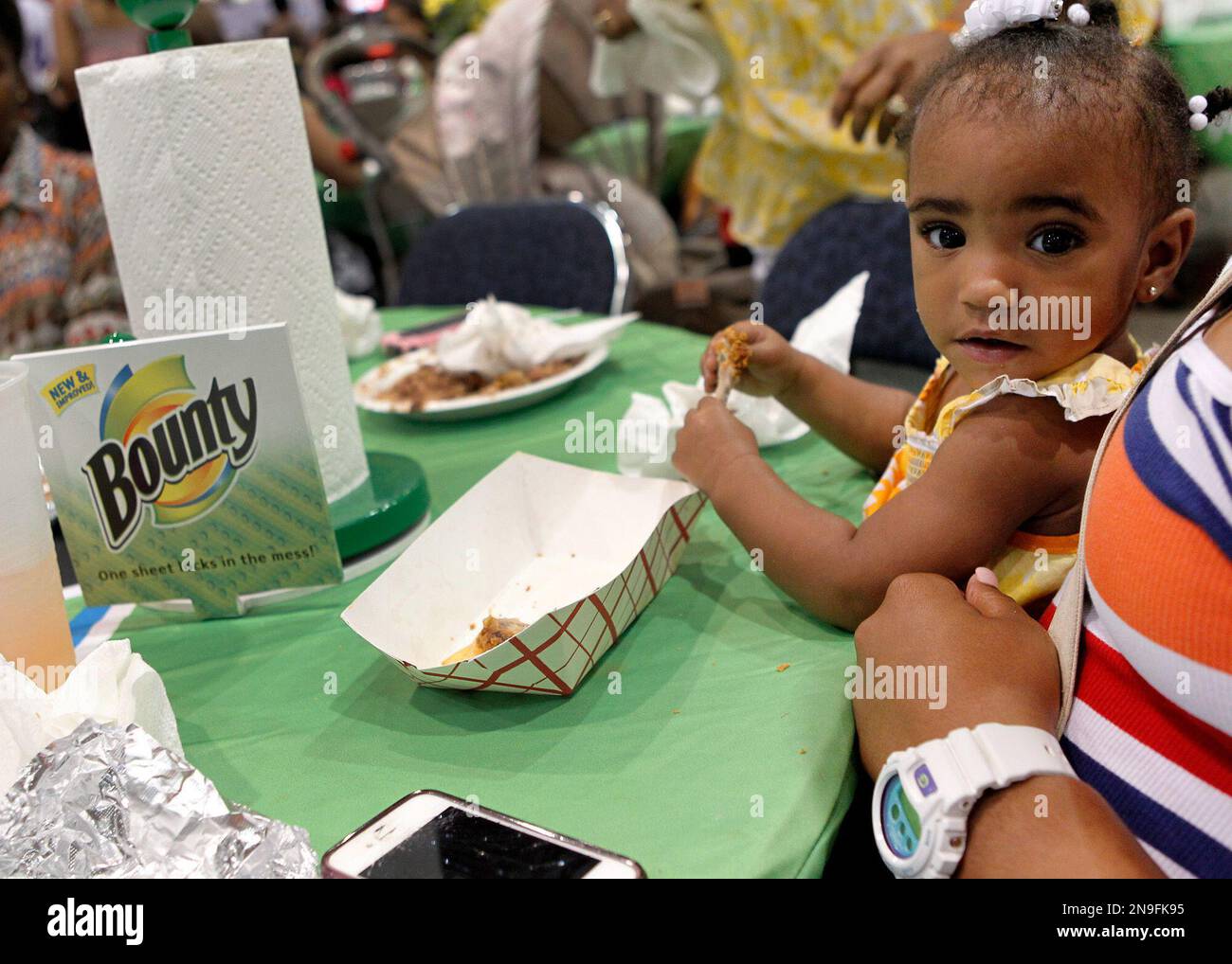 COMMERCIAL IMAGE - In this photograph taken by AP Images for Bounty ...