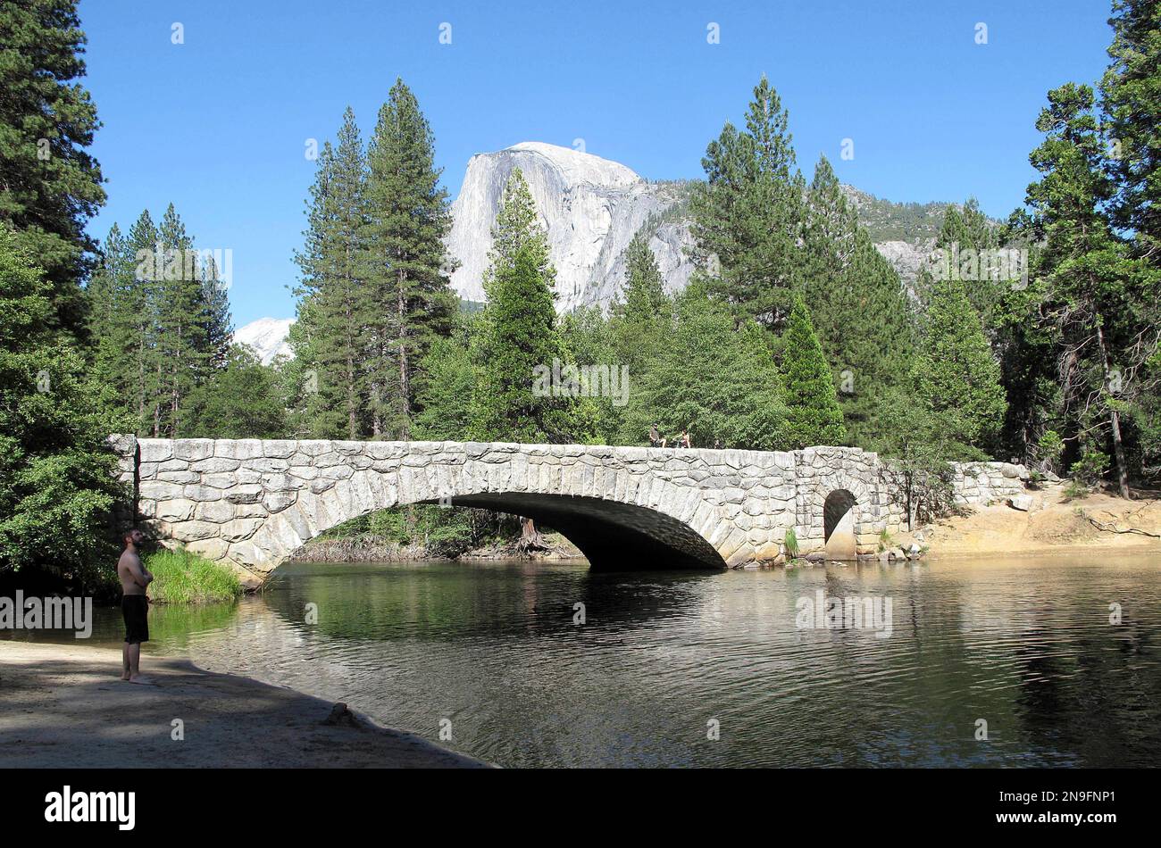 This June 12, 2012 photo shows Yosemite National Park's Stoneman Bridge ...
