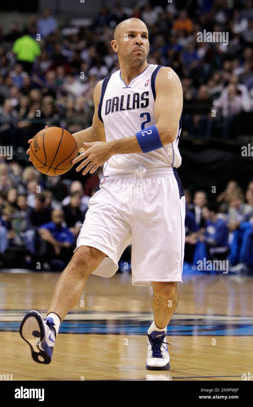 FILE - In this Jan. 27, 2012, file photo, Dallas Mavericks' Jason Kidd ...
