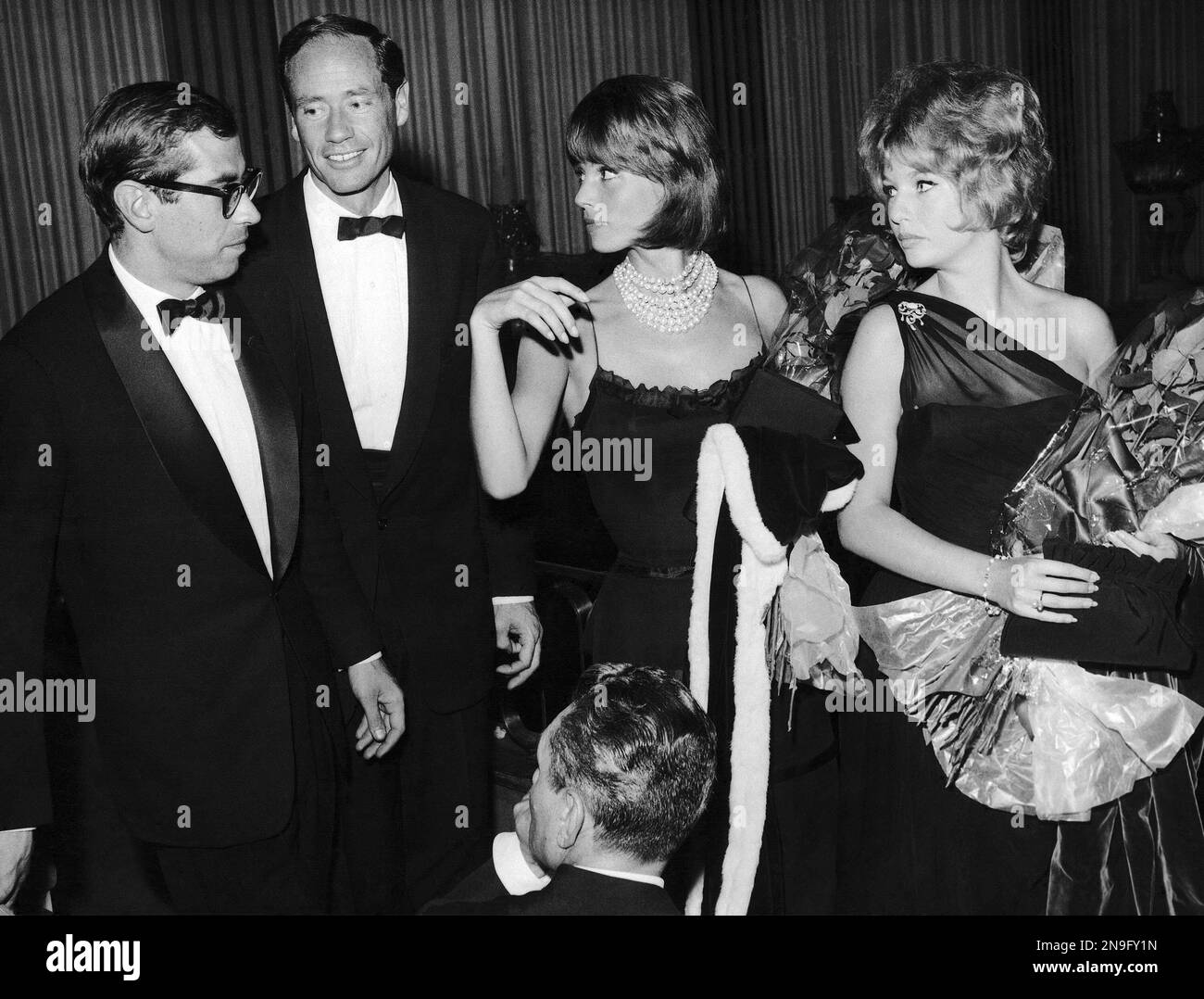 At the premier of the film "Et mourir de plaisir" (Blood and Roses) on ...