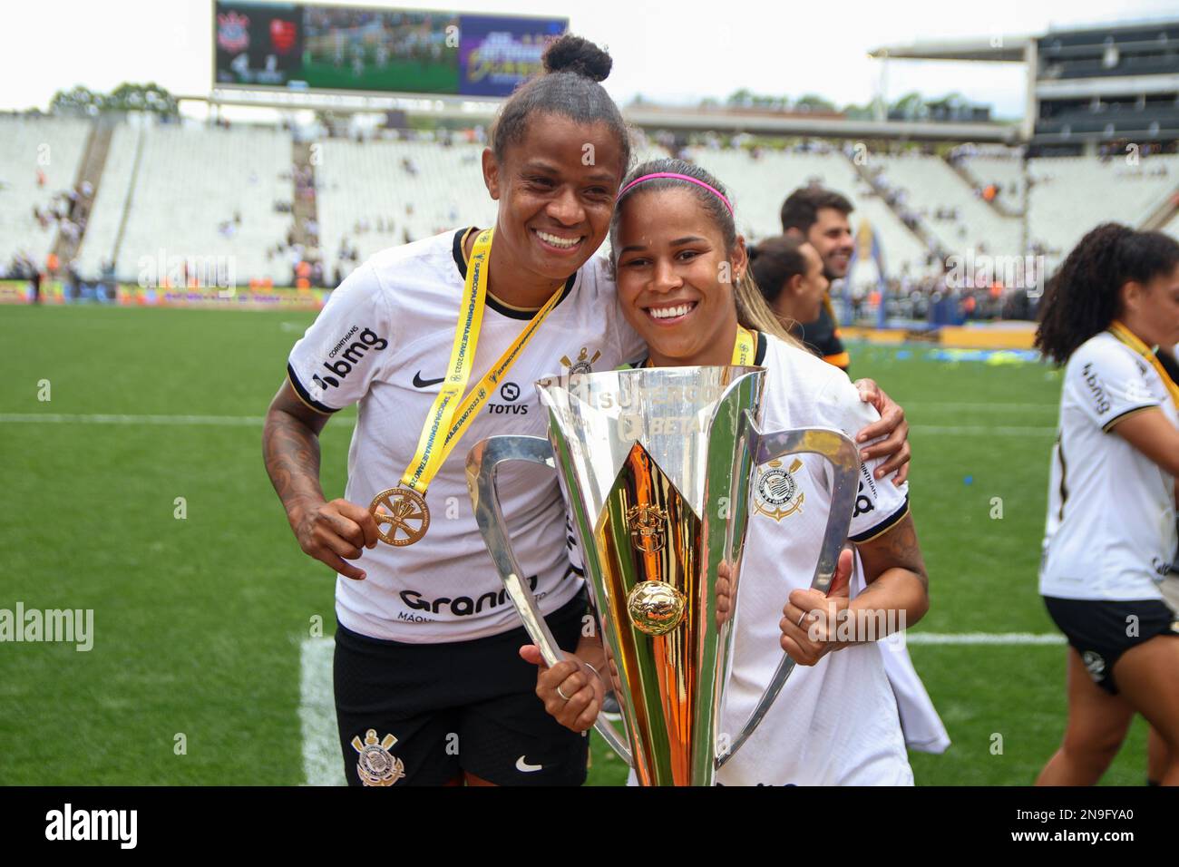 SÃO PAULO, SP - 12.02.2023: CORINTHIANS X FLAMENGO - Corinthians women ...