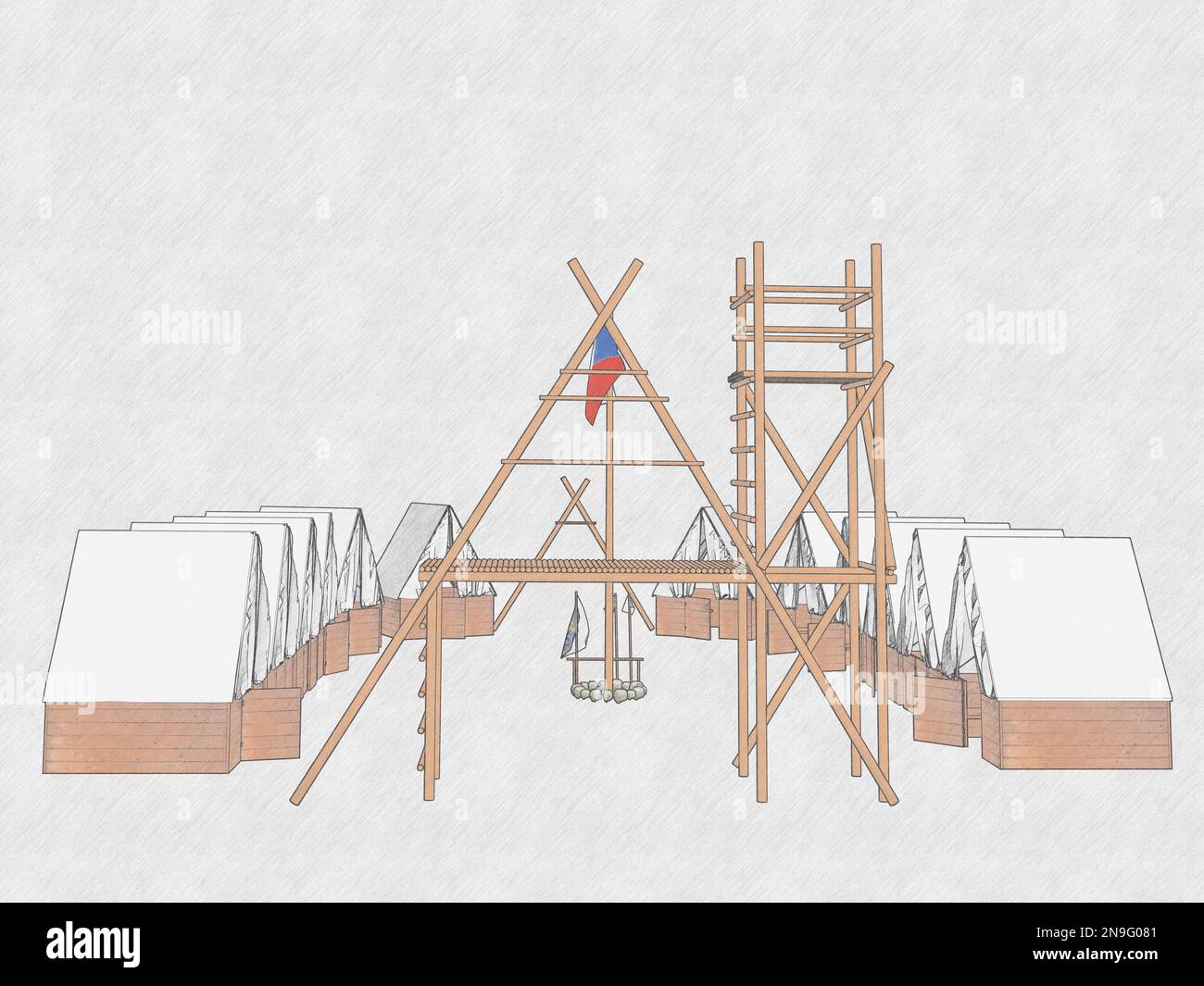 Scout scouting tent hi-res stock photography and images - Alamy