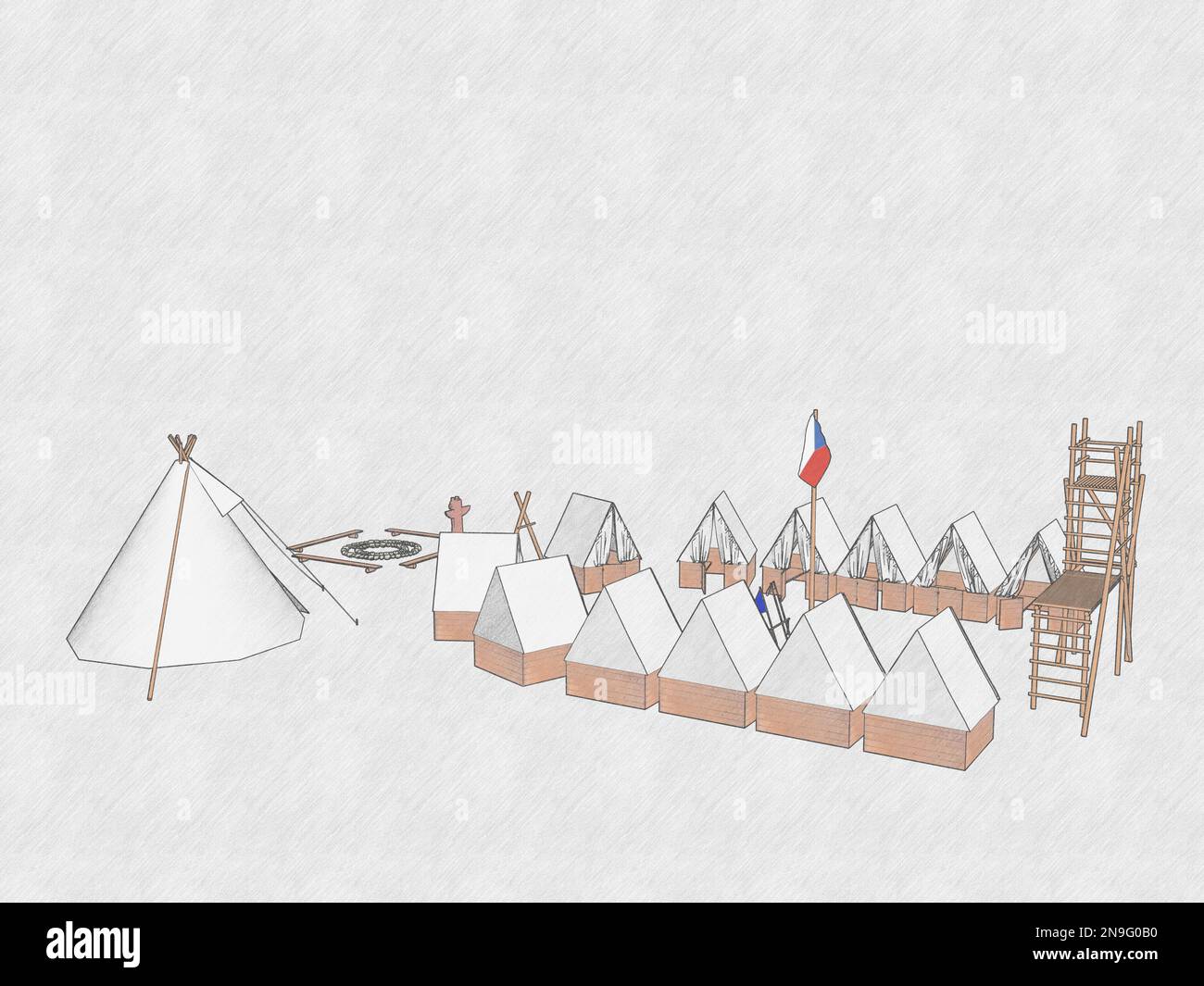 Scout scouting tent hi-res stock photography and images - Alamy